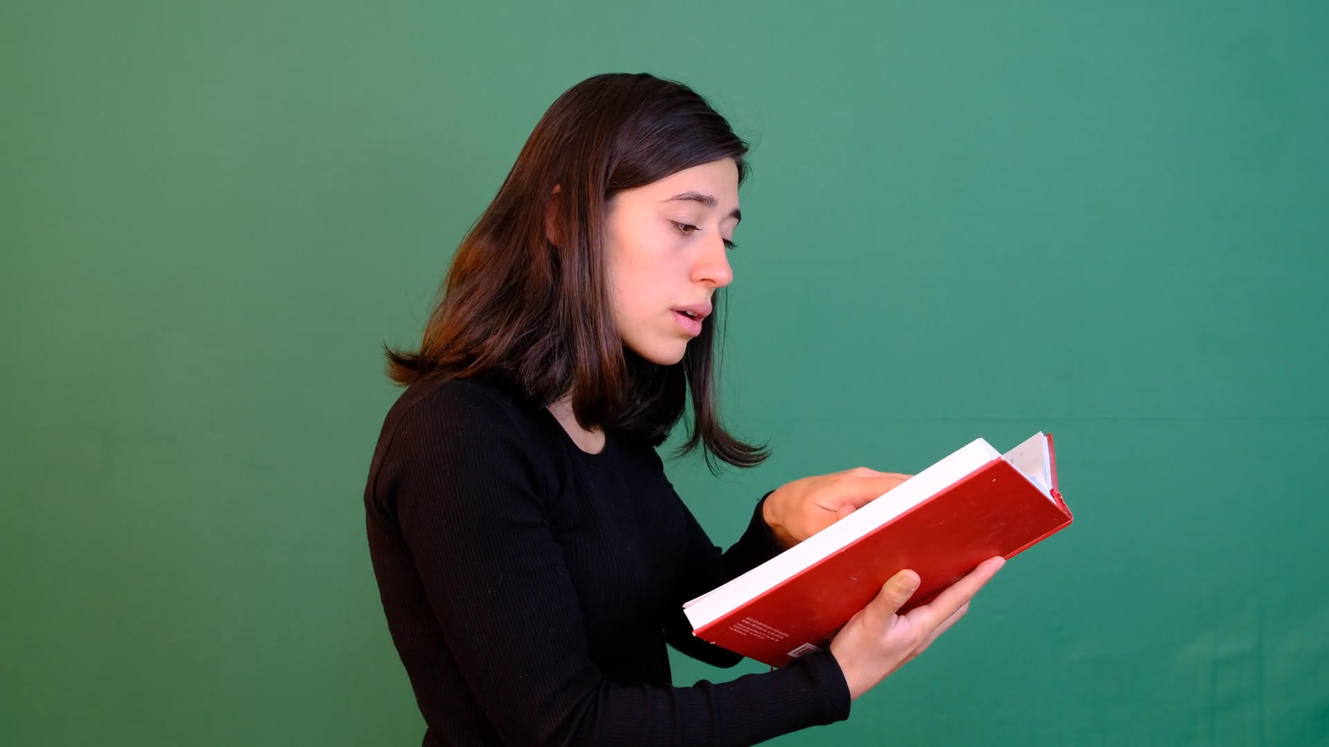 Woman Reading Book Wants To Learn New Stock Footage SBV-348675207 ...