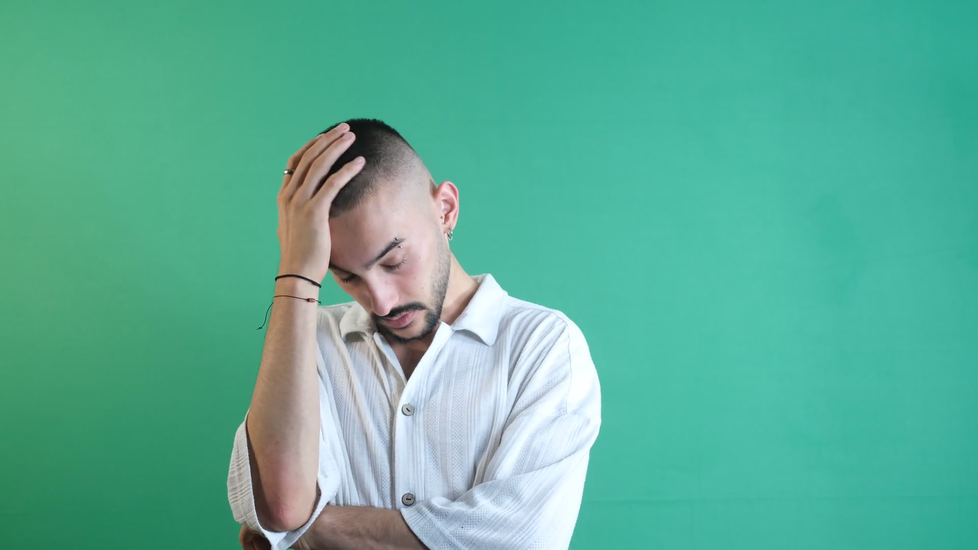 Man Gesturing Overthinking Young Male Stock Footage SBV-348675773 ...