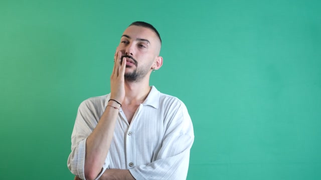 Thinking Green Screen Stock Footage: Royalty-Free Video Clips - Storyblocks