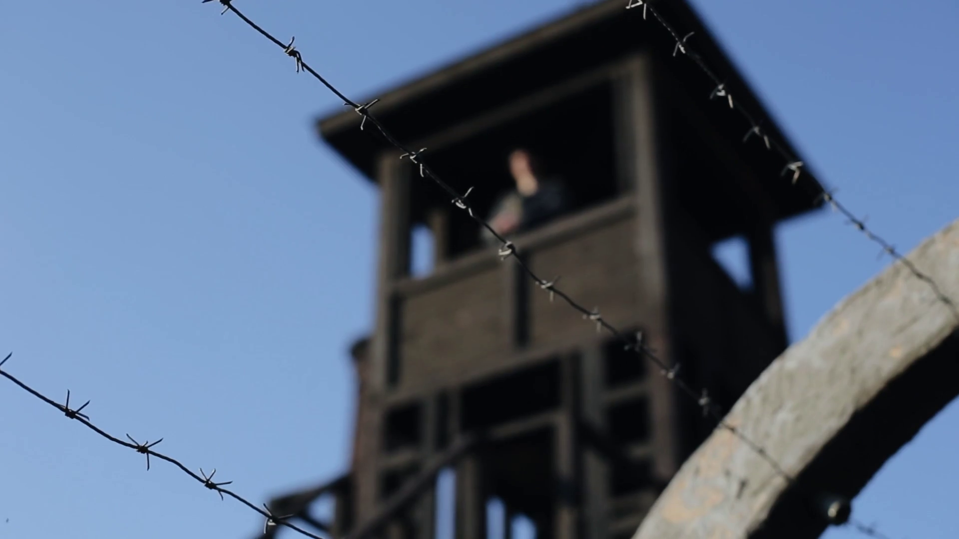 Ww2 Reenactment: German Soldier On Watchtower Stock Footage SBV ...