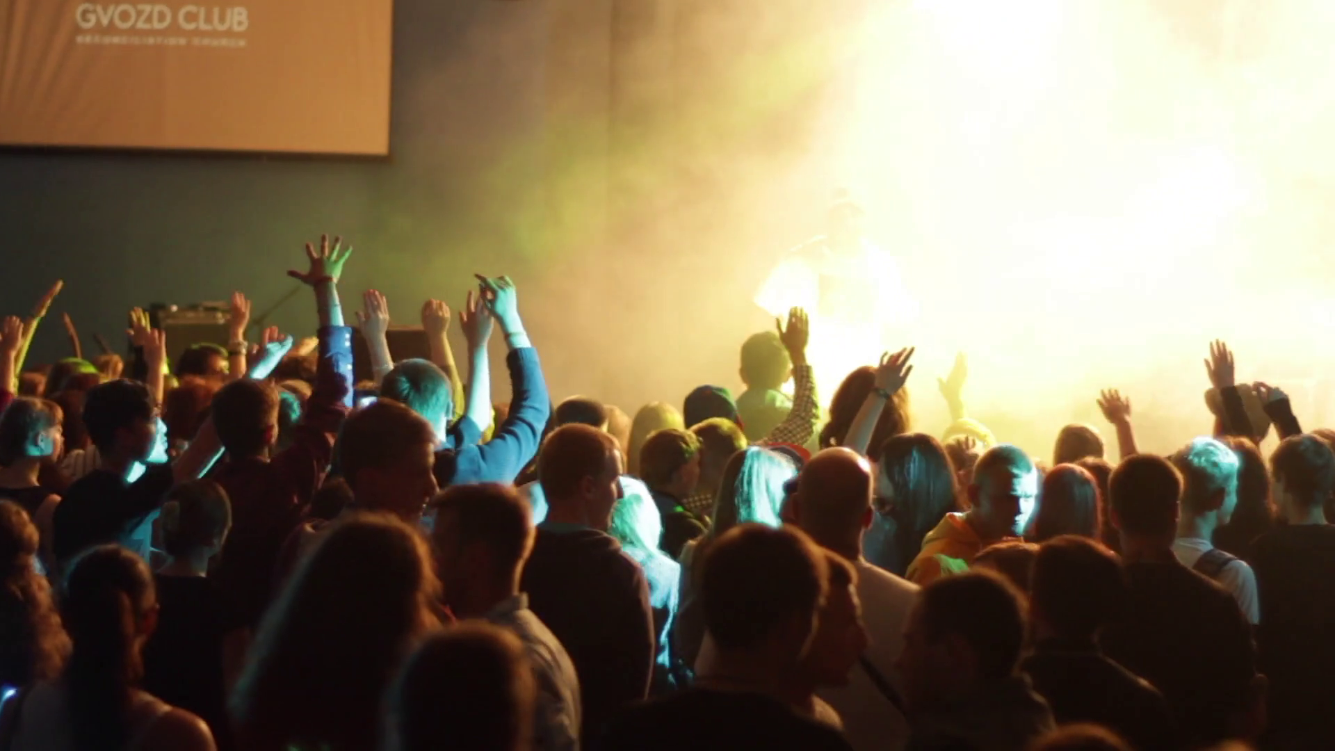 Belarus Bobruisk 20 10 2016 Rap Rock Concert Stock Footage SBV ...