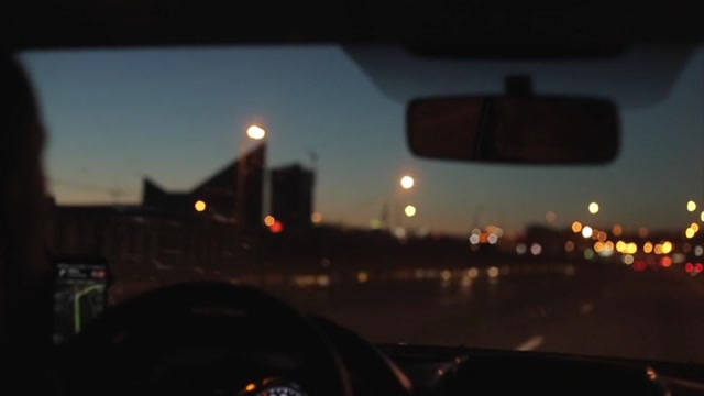Plate Night Driving Stock Footage: Royalty-Free Video Clips - Storyblocks