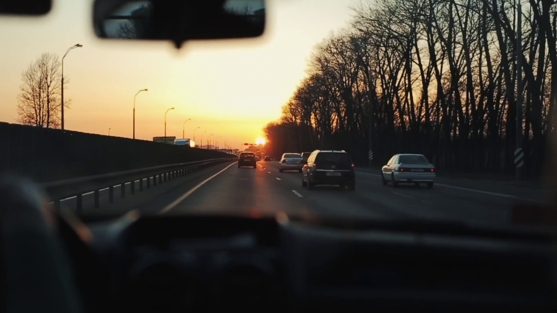 Going In Car Down Road At Sunrise Stock Footage SBV-327900384 - Storyblocks