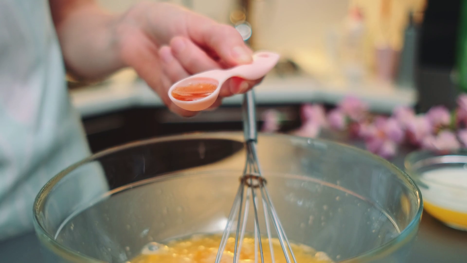 Female Hands Pouring Vanilla Extract Into Stock Footage SBV-348477887 ...
