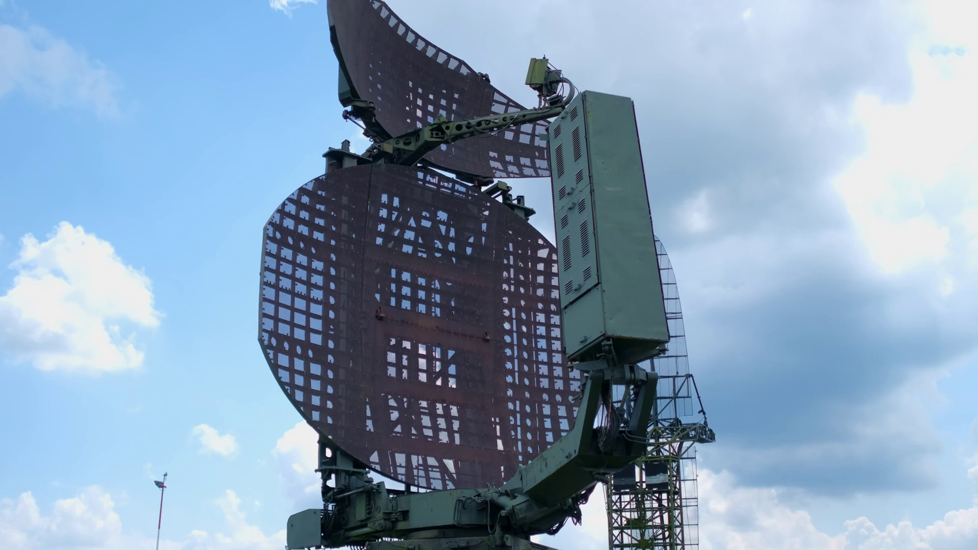 Old Military Radar Station At Open-air Stock Footage SBV-338891727 ...