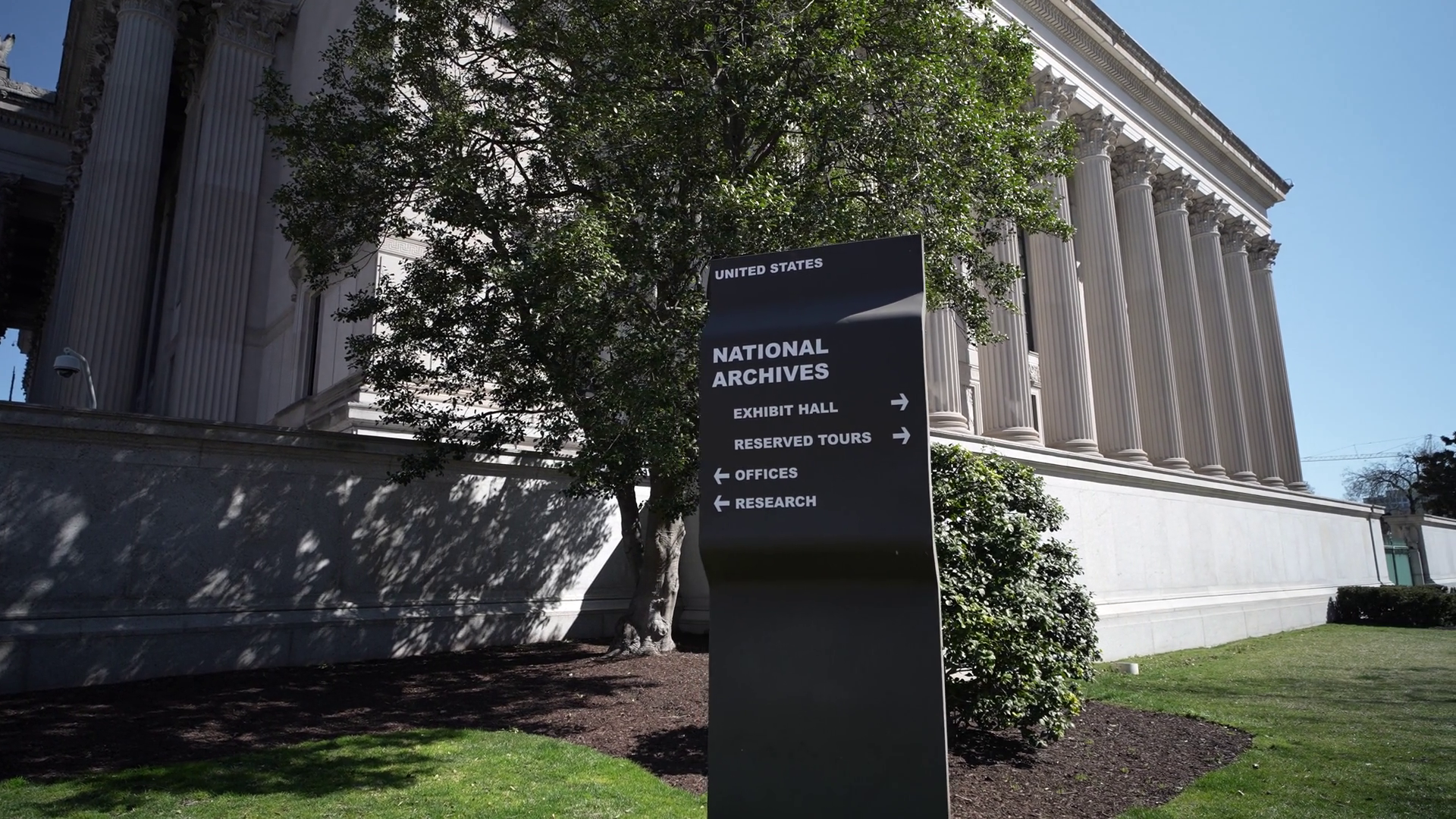 National Archives Building Highlights Stock Footage SBV-352033054 ...