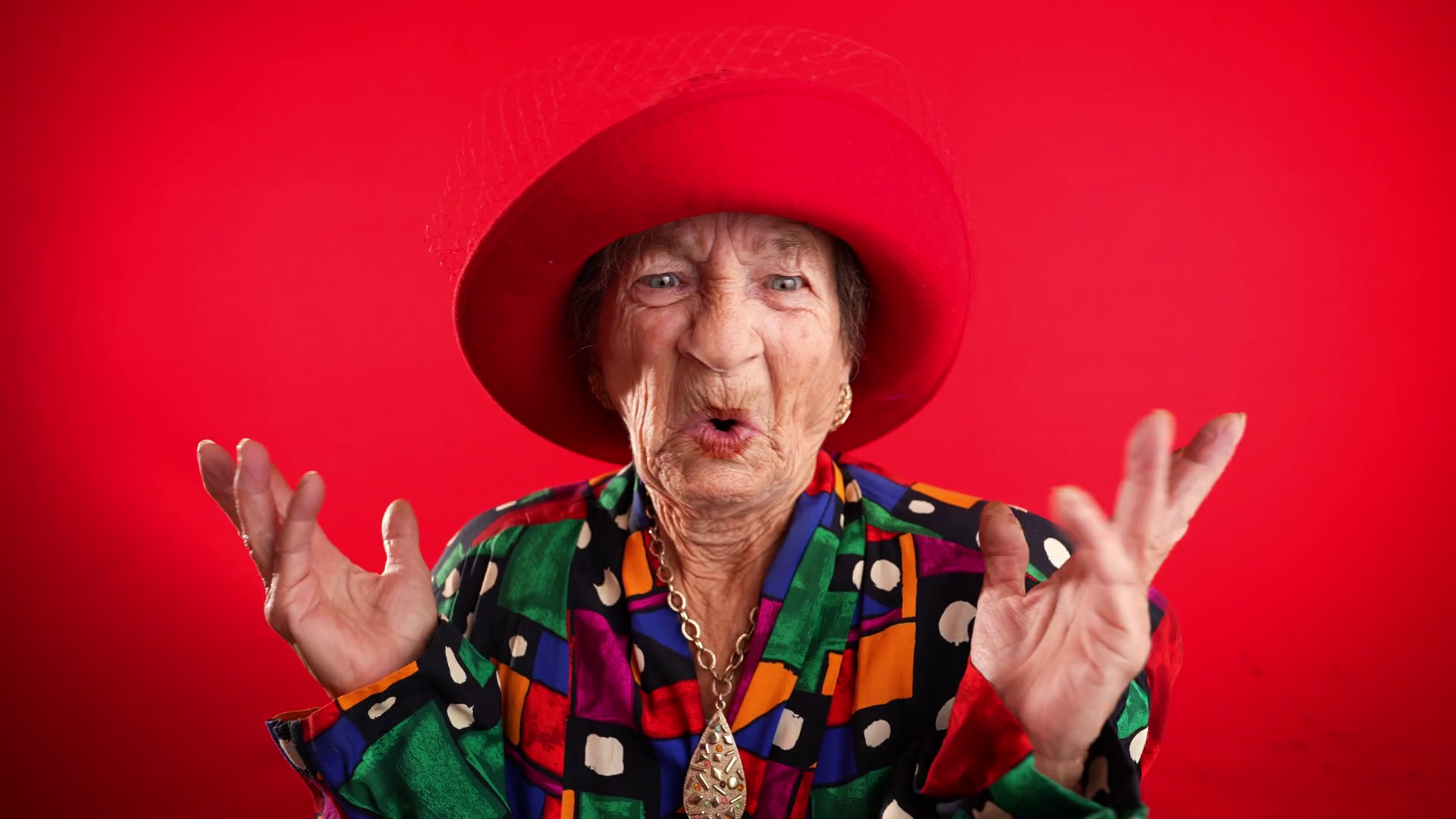 Portrait Of Concerned Unhappy Elderly Senior Stock Footage SBV ...