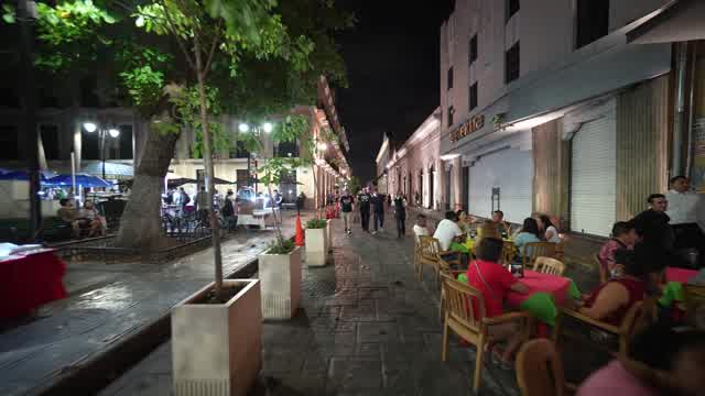 Street Dining Stock Footage: Royalty-Free Video Clips - Storyblocks