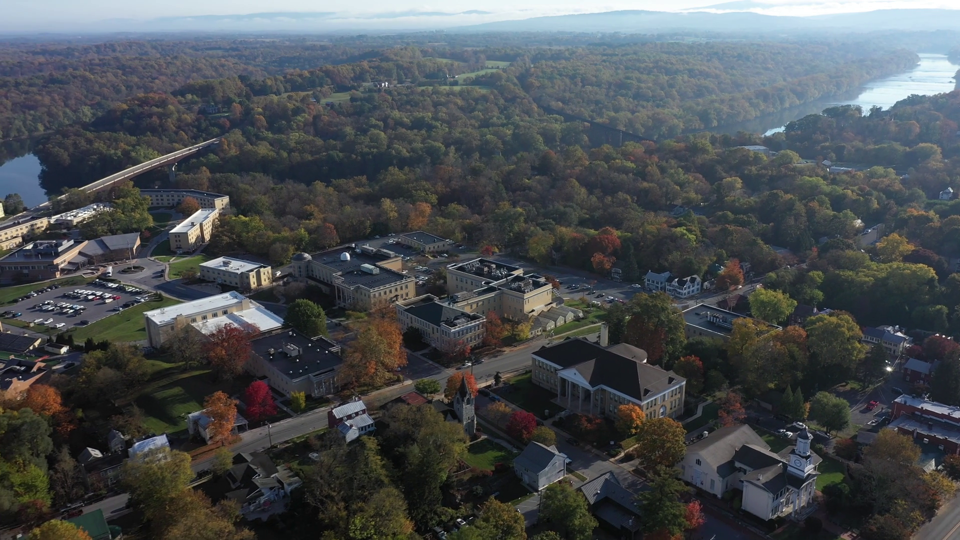Aerial Views Of Potomac River Shepherd Stock Footage SBV-352132799 ...
