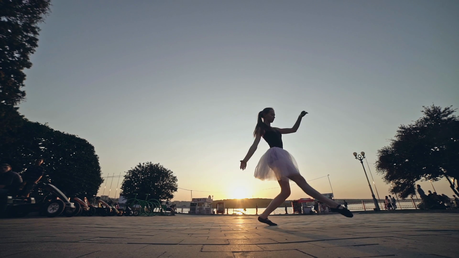 Very Low Angle Slow Motion Of Girl Dancing Stock Footage SBV-351883698 ...