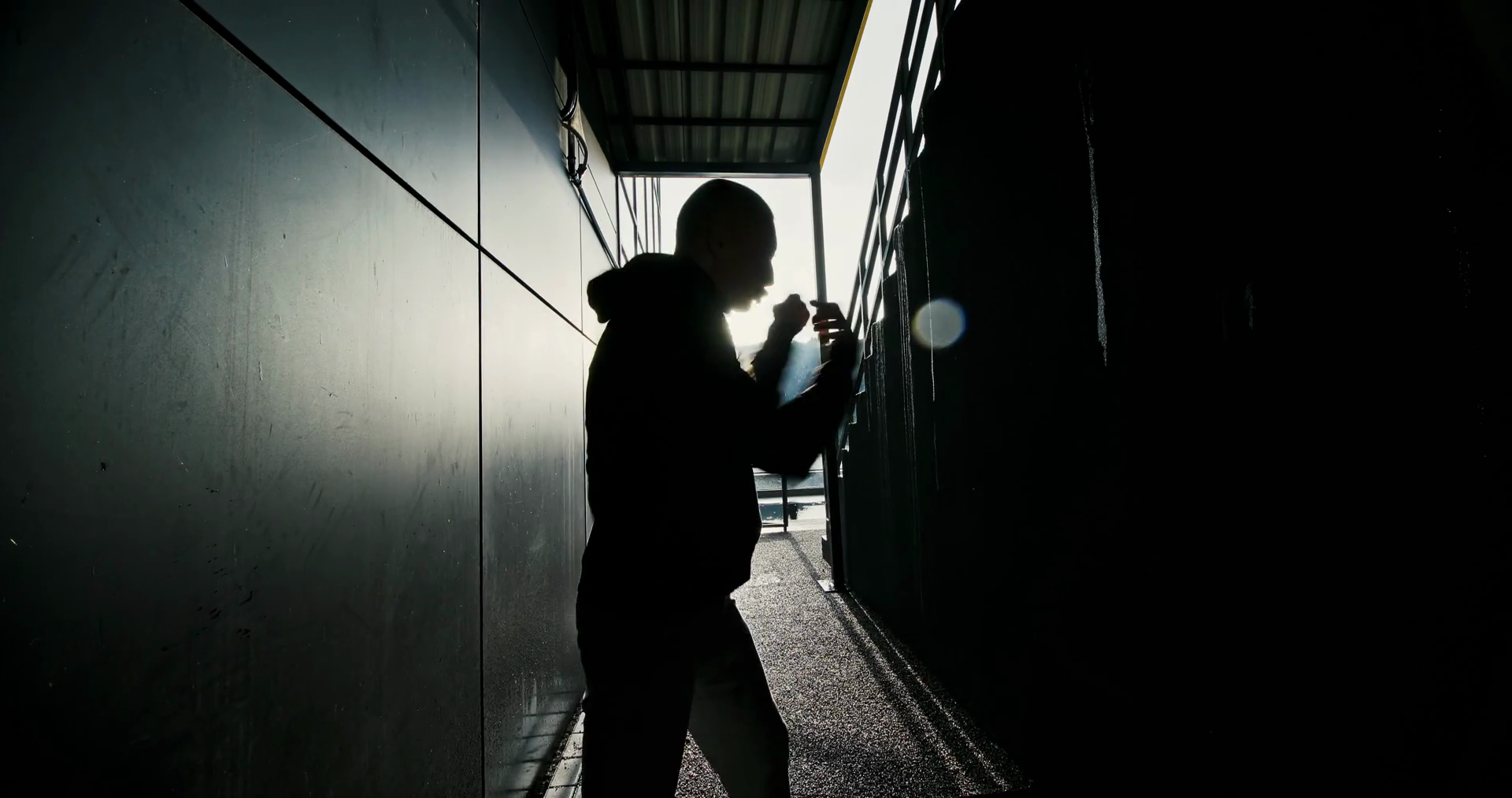 Silhouette Of Professional Boxer Guy Stock Footage SBV-347613635 ...