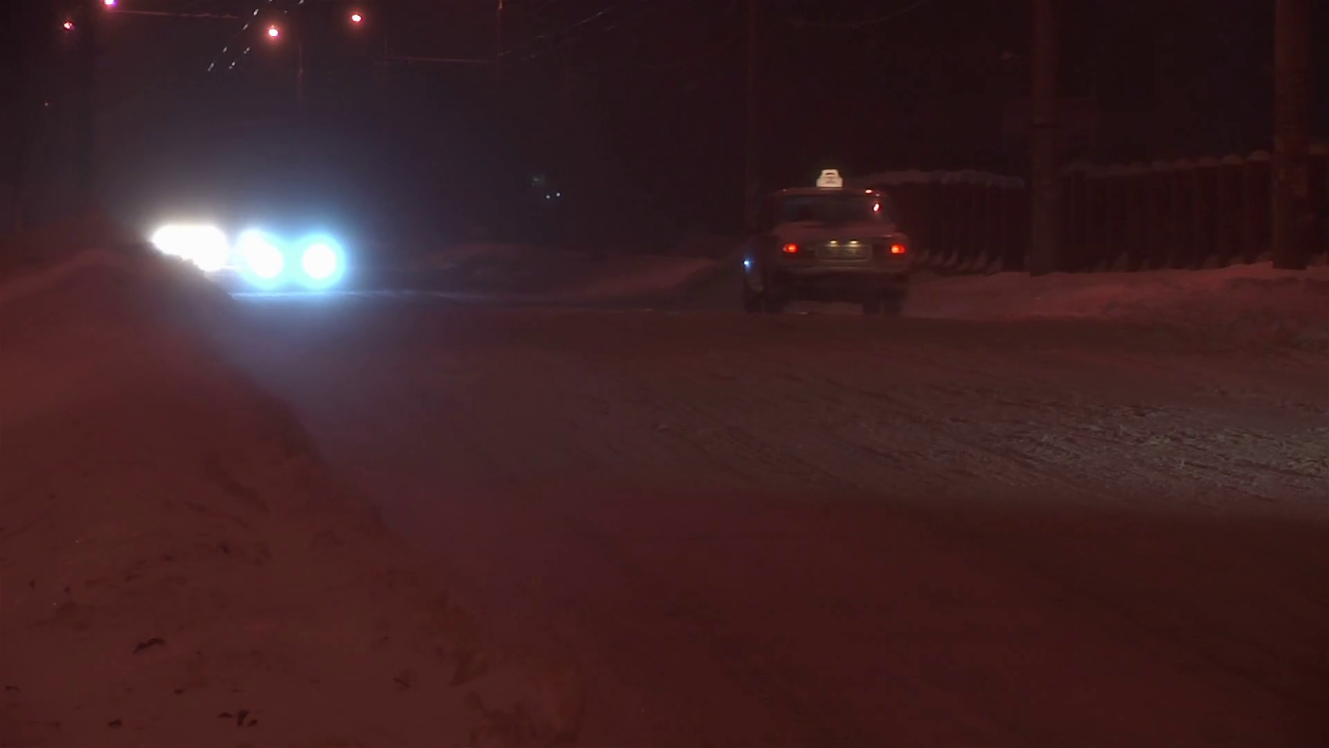 Snowstorm Winter Traffic V4 Stock Footage SBV-347615246 - Storyblocks