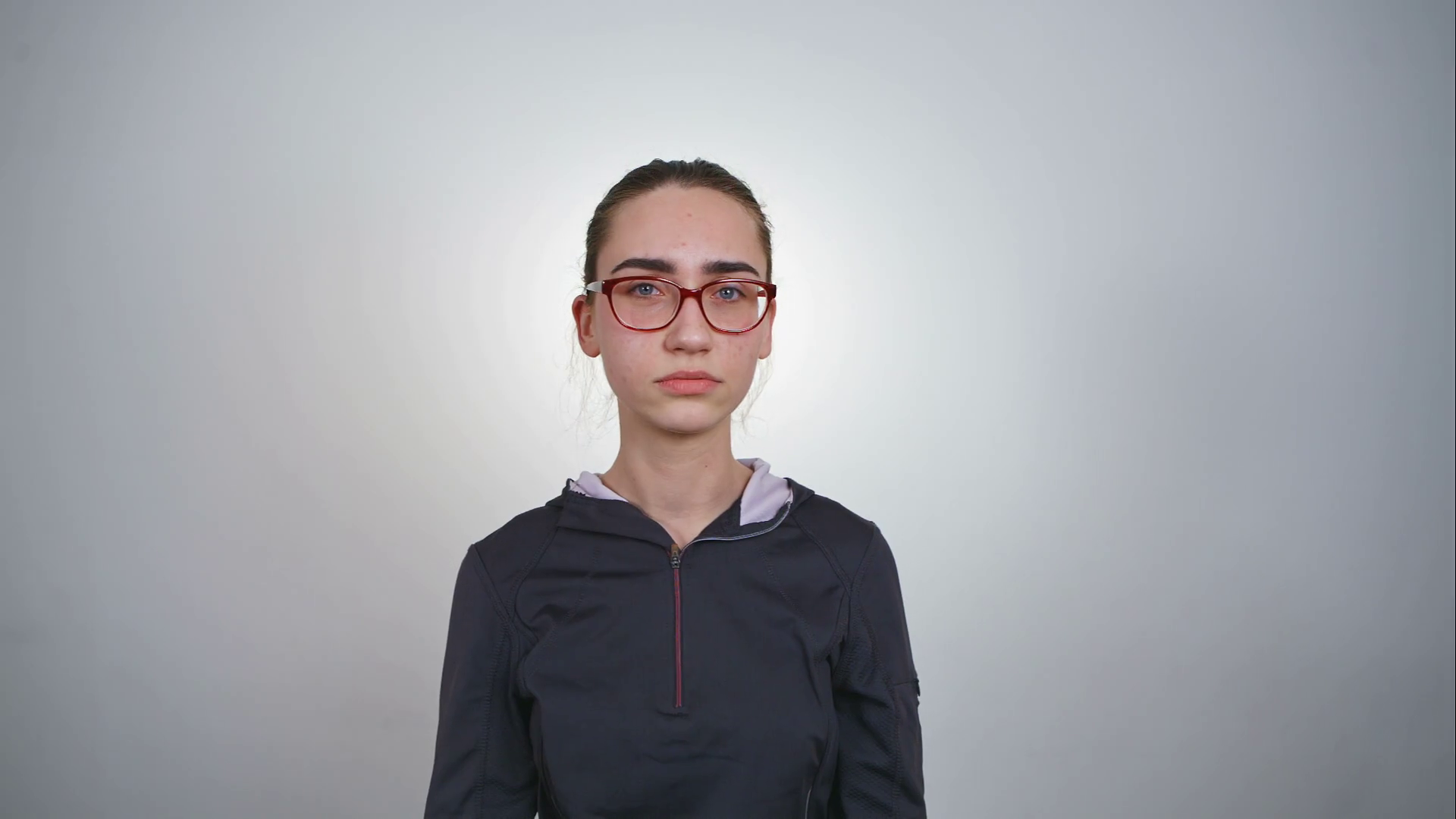 Surprised Cute Girl Begins Crying Becomes Stock Footage SBV-347622450 ...