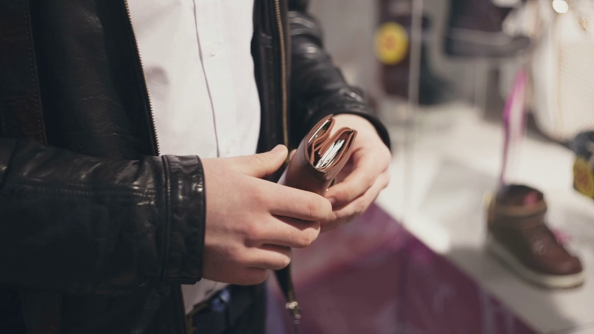 A Man With Credit Card In Hand Thinking Stock Footage SBV-347617496 ...