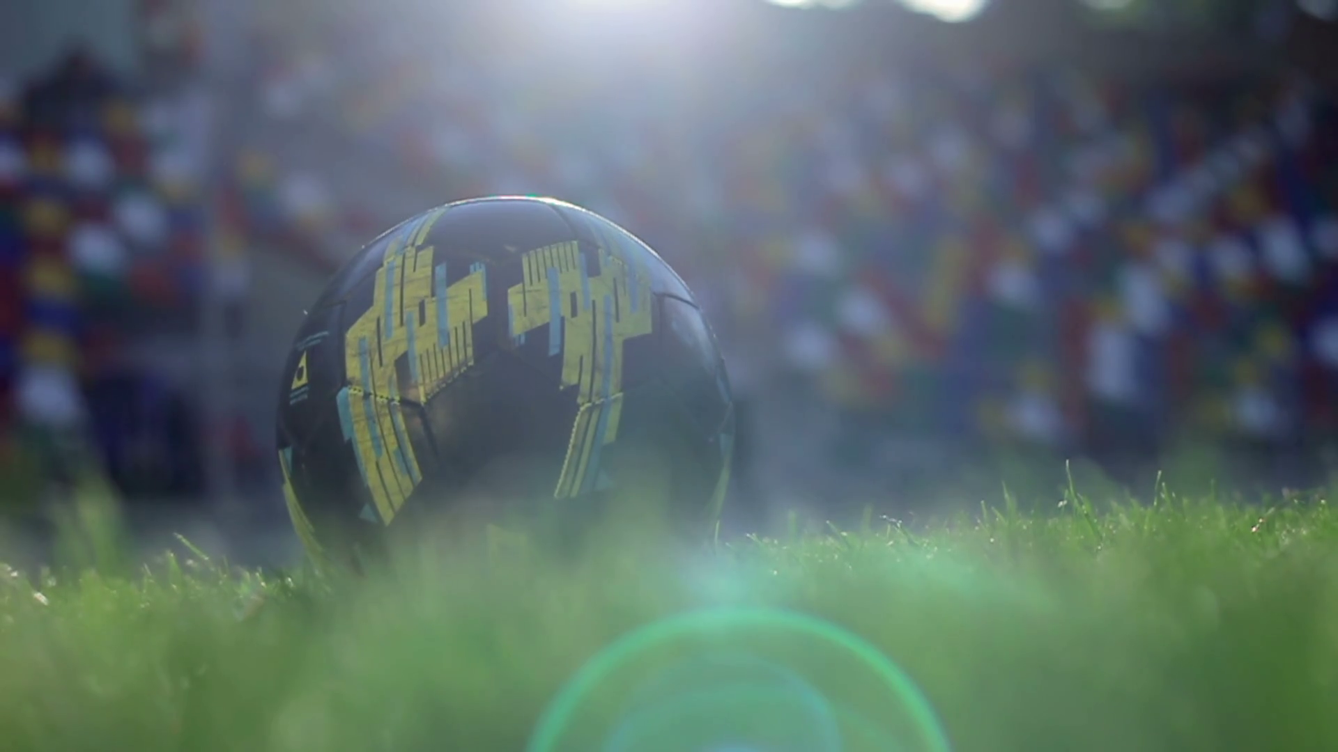 Soccer Player Doing Kick With Ball On Stock Footage SBV-347616612 ...