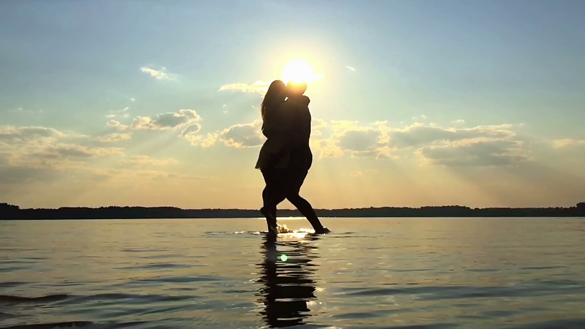 Slow Motion: Love Sunset Stock Footage SBV-347622031 - Storyblocks