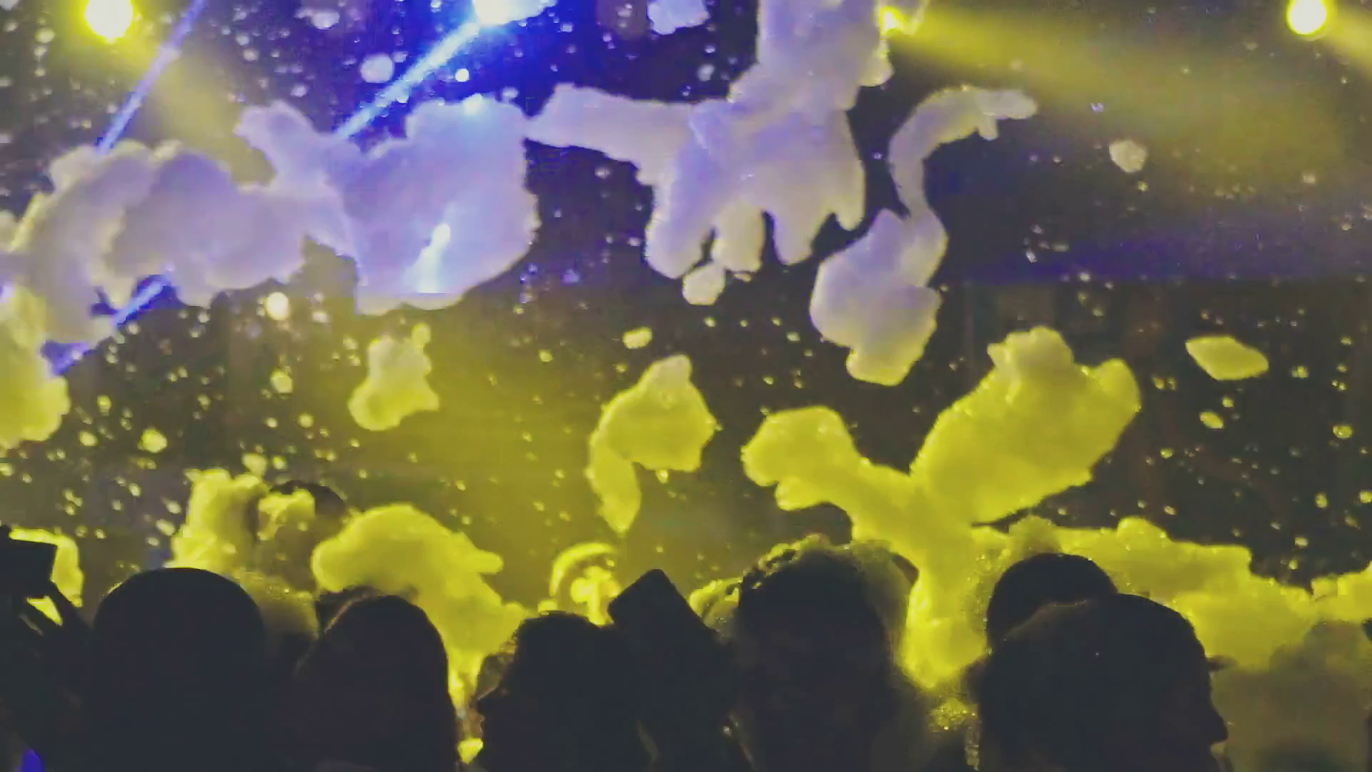 Foam Party At Nightclub Slow Motion Stock Footage SBV-347633309 ...