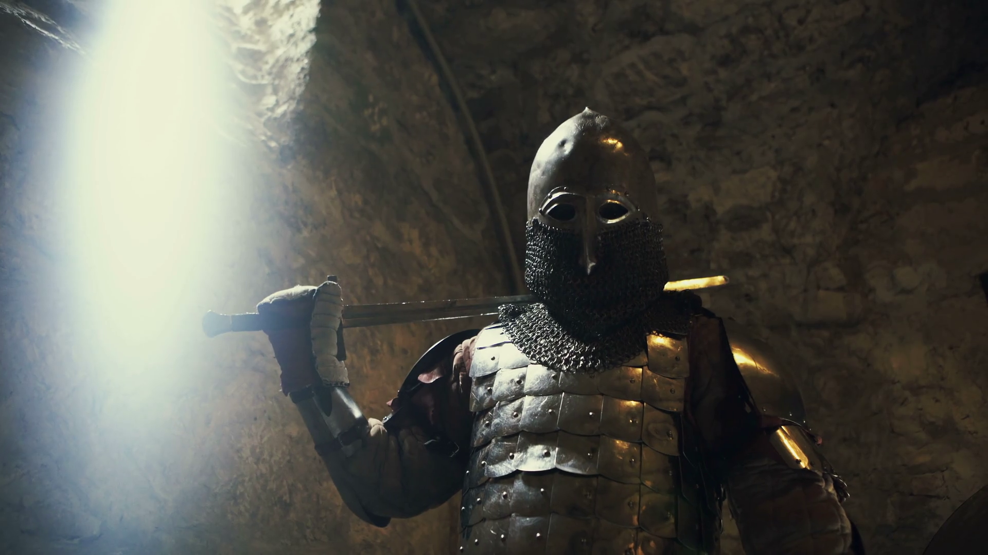 Medieval Knight's Armor In Castle Stock Footage SBV-347625618 - Storyblocks