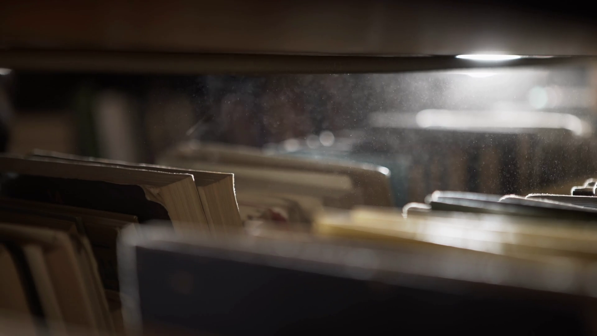 Old Books Covered With Dust Girl Chooses Stock Footage SBV-347638643 ...