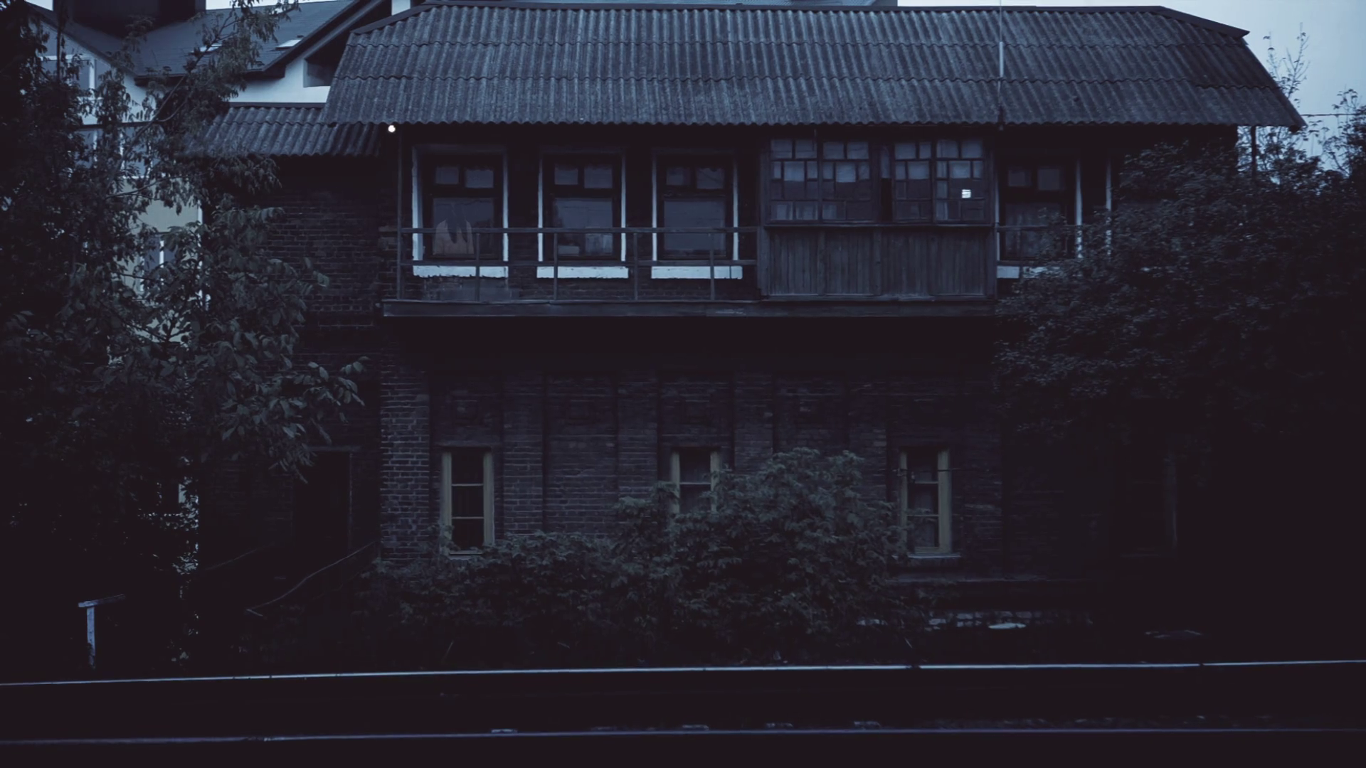 Horror Scene Of Scary Woman In Window Of Stock Footage SBV-347621251 ...