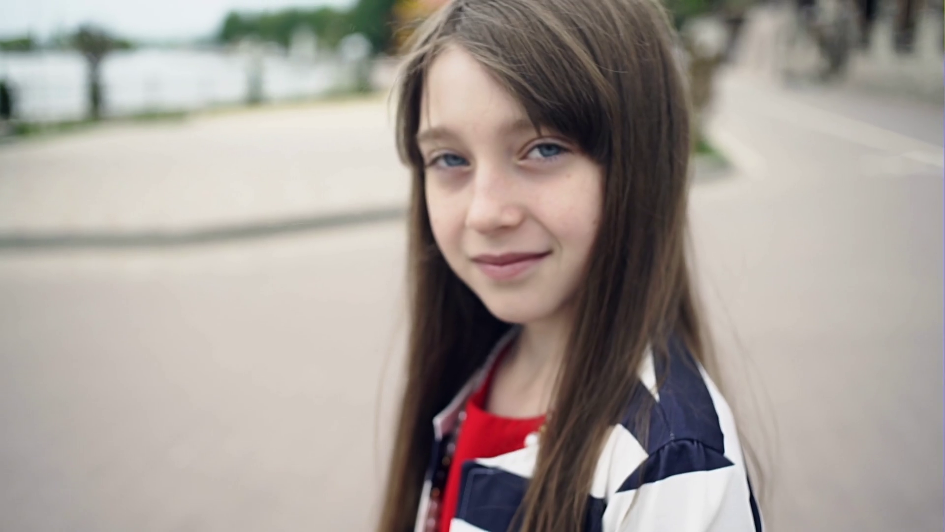 Little Girl Looking At Camera Stock Footage SBV-347619945 - Storyblocks