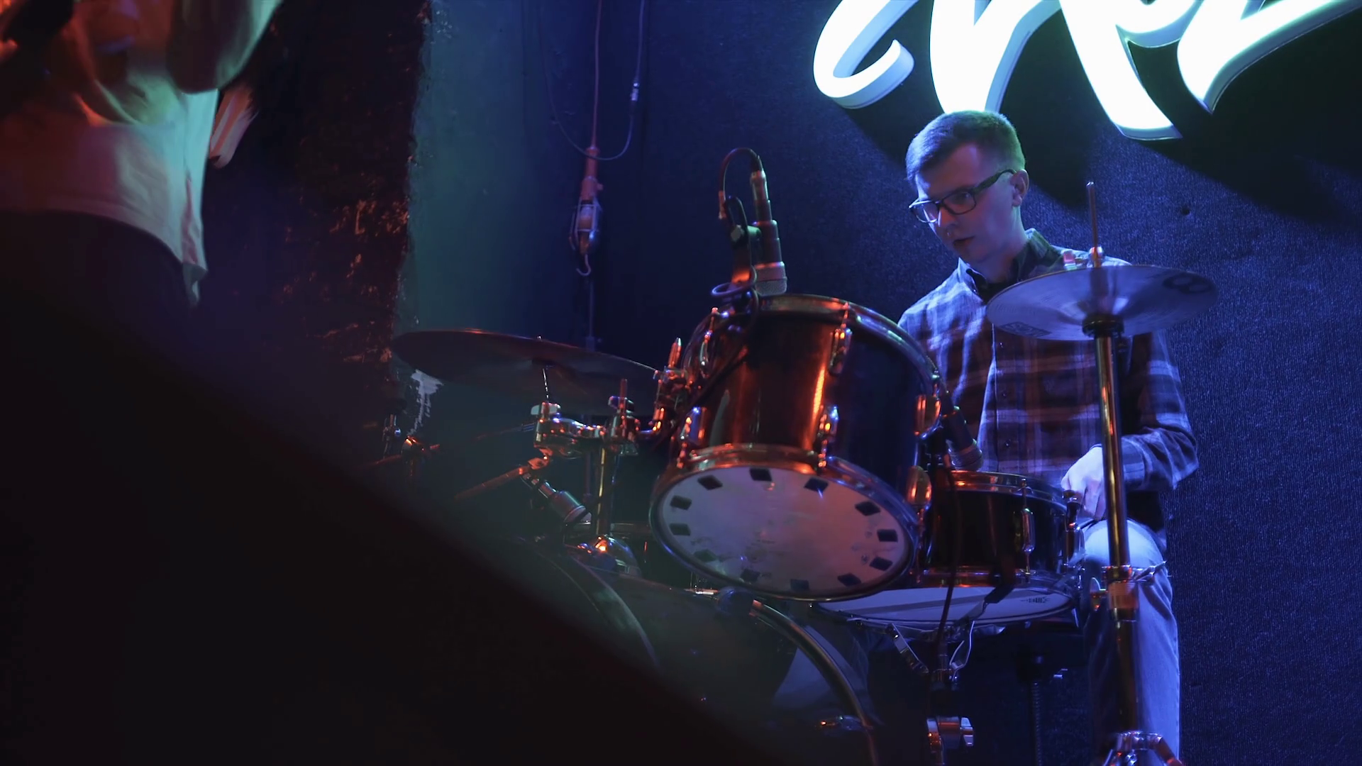 Rock Band Play In Concert At Night Club Stock Footage SBV-347654639 ...