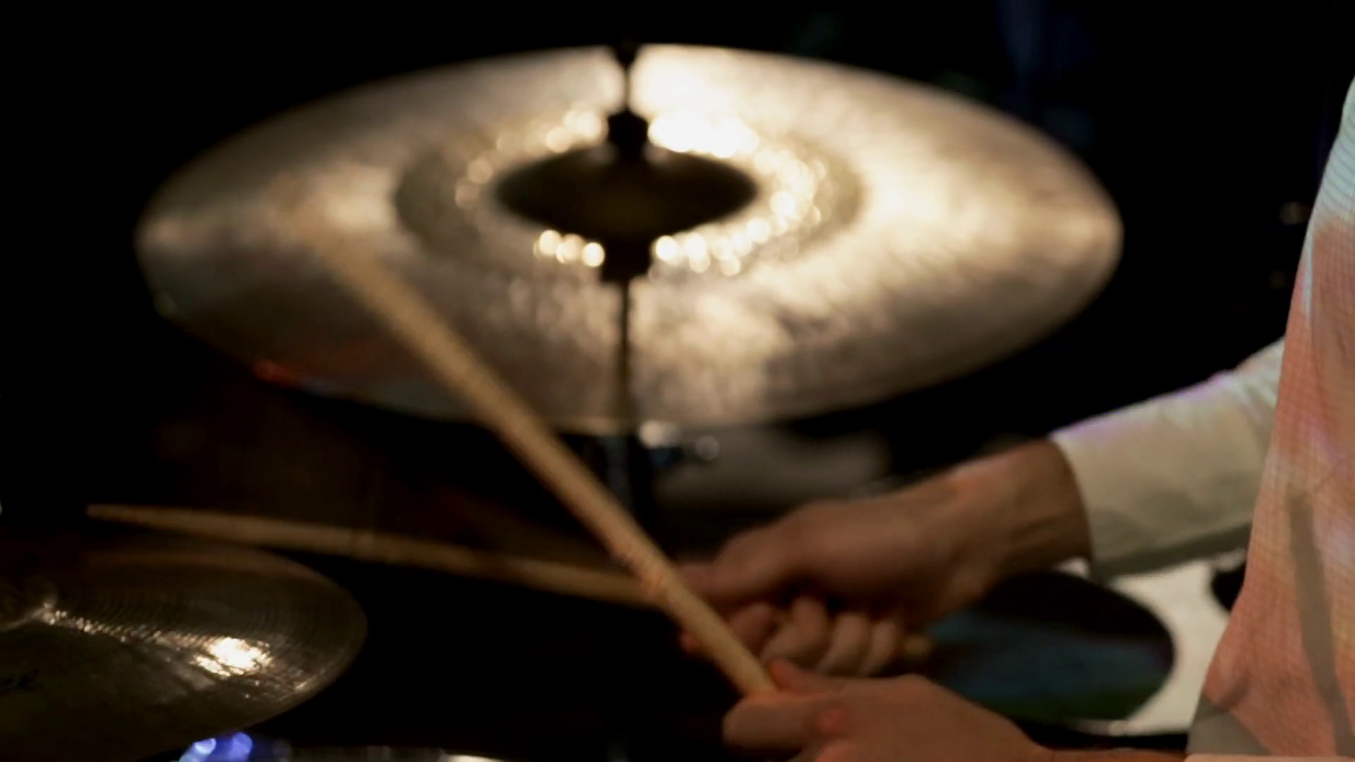 Drummer Playing Cymbals Drums Stock Footage SBV-347653270 - Storyblocks