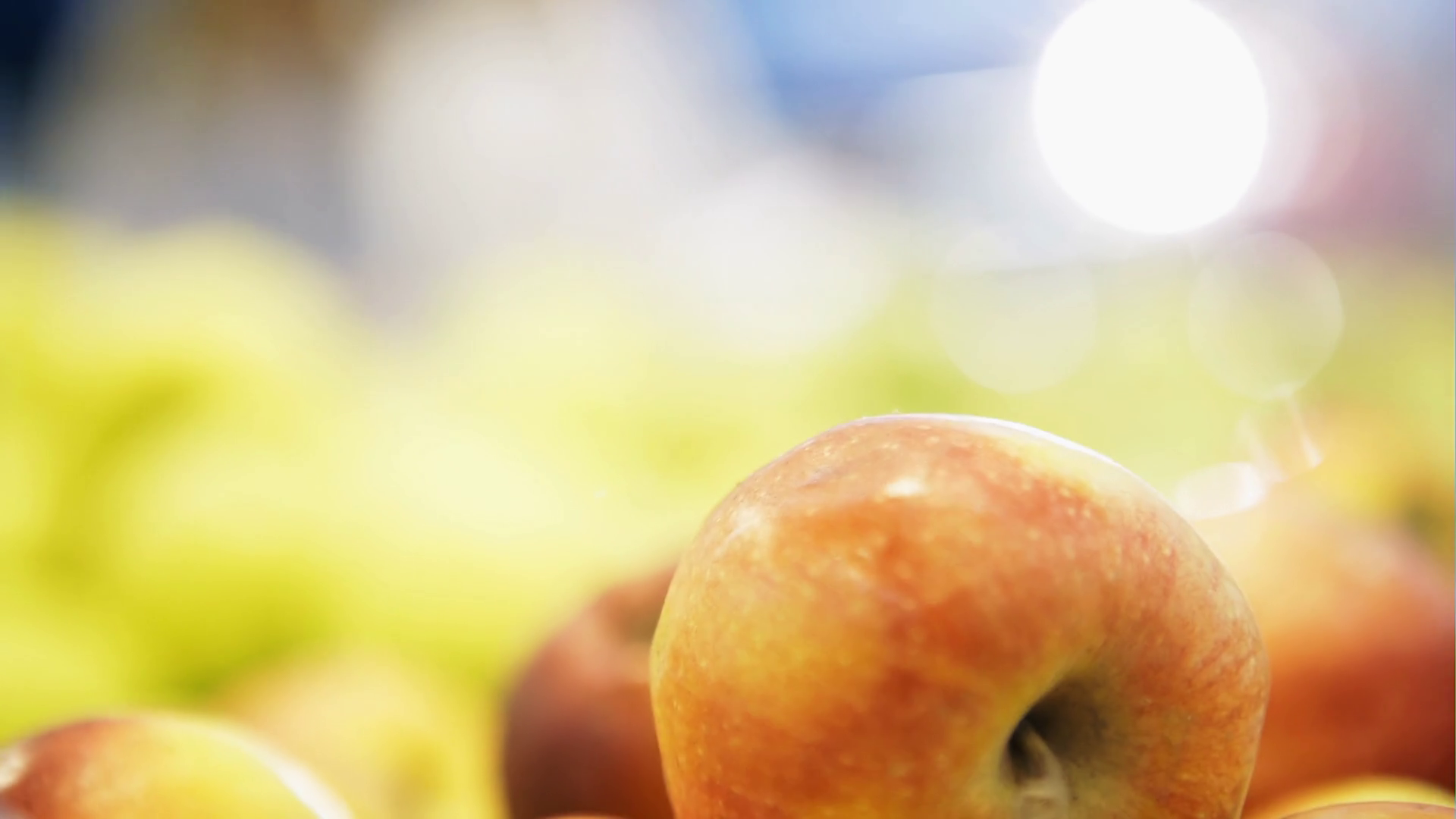 Beautiful Woman Little Girl Choosing Apple Stock Footage SBV-347663973 ...
