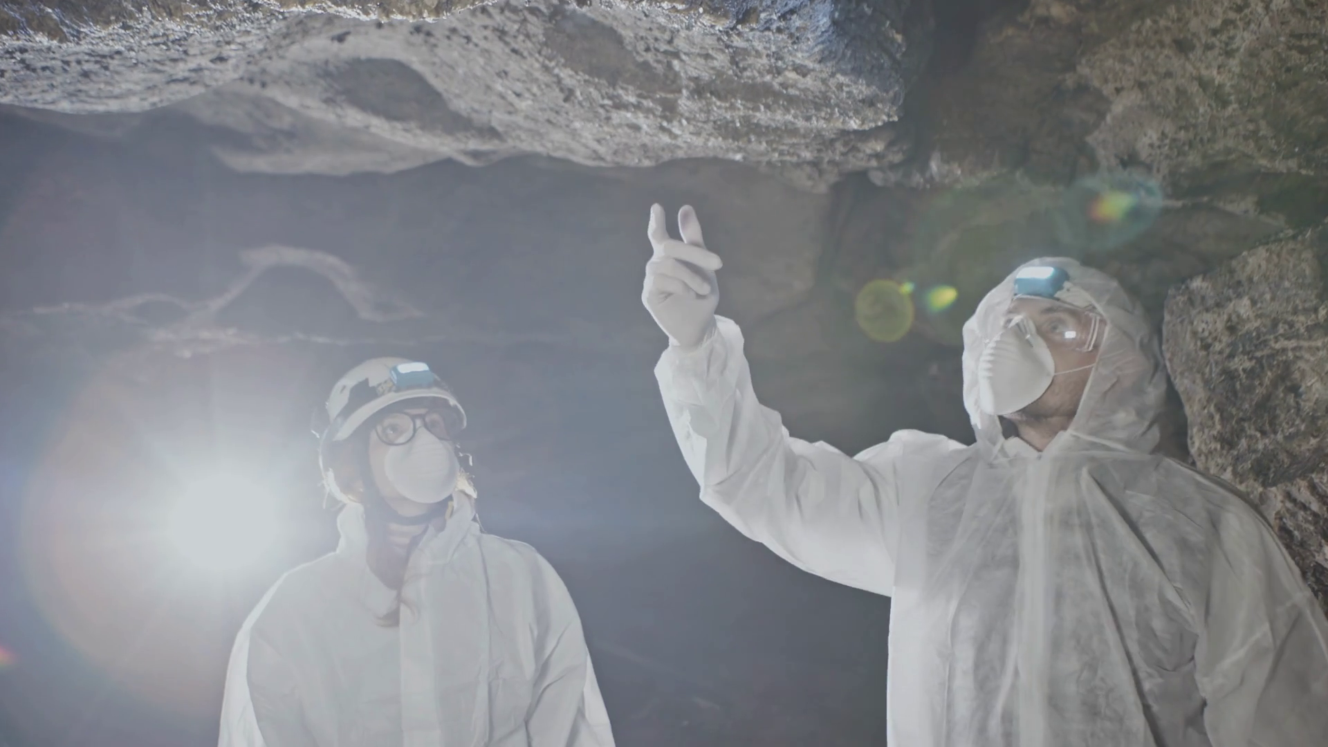 Two Scientists Investigate Flow Of Water In Stock Footage SBV-347694484 ...