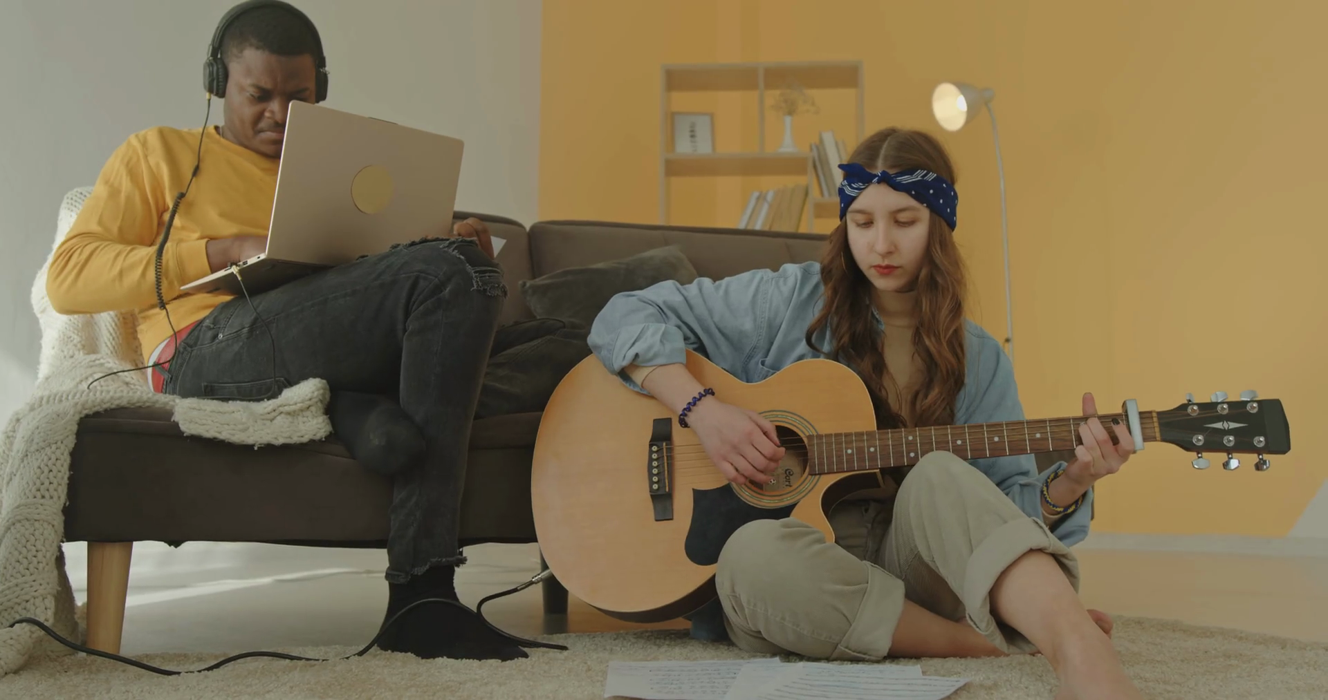 Diverse Musicians Creating Music Together Stock Footage SBV-348516744 ...