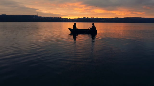 Boat Rowing | Nature stock footage - Storyblocks