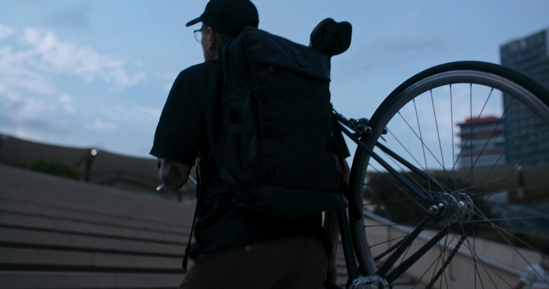 Stylish Millennial With Backpack Carrying Stock Footage SBV-348801398 ...