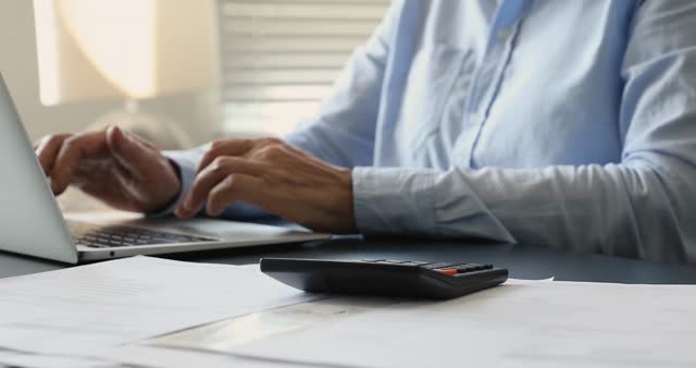 Invoice Computer Stock Footage: Royalty-Free Video Clips - Storyblocks