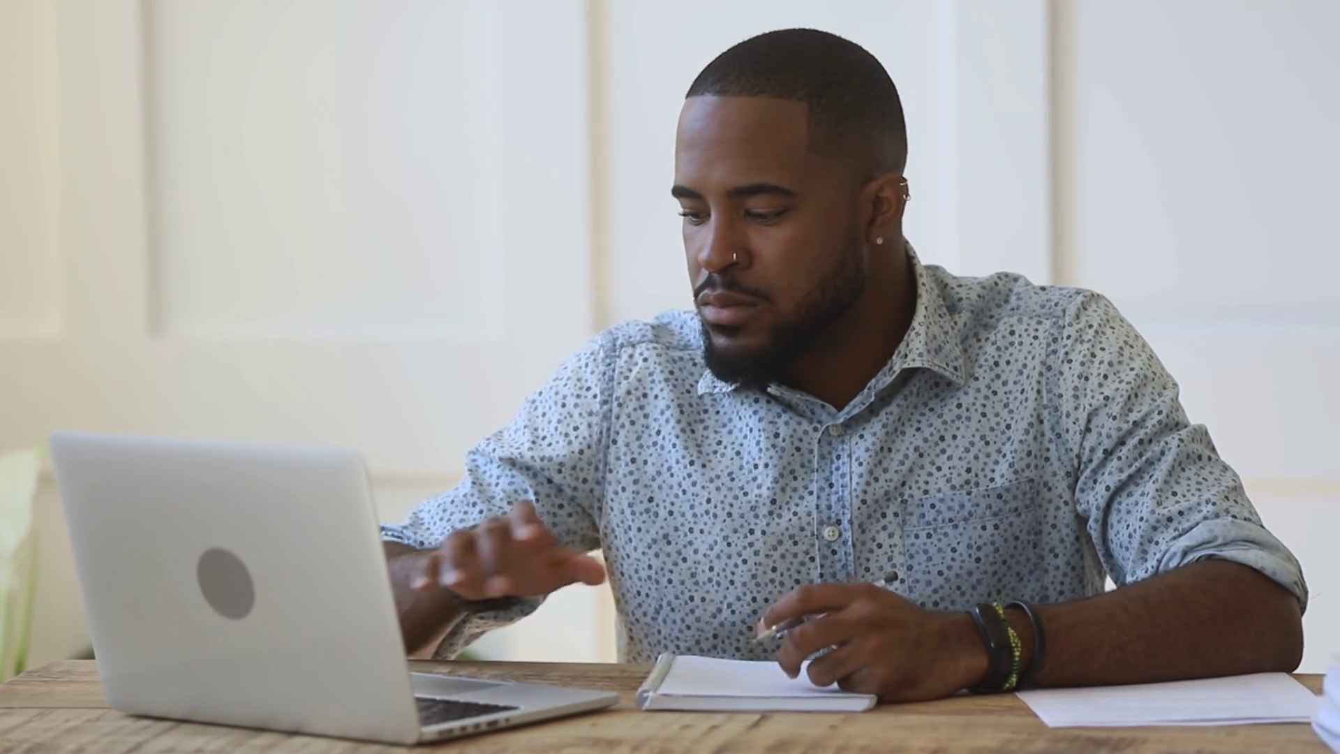 Focused Young Person Watching Educational Stock Footage SBV-338161205 ...