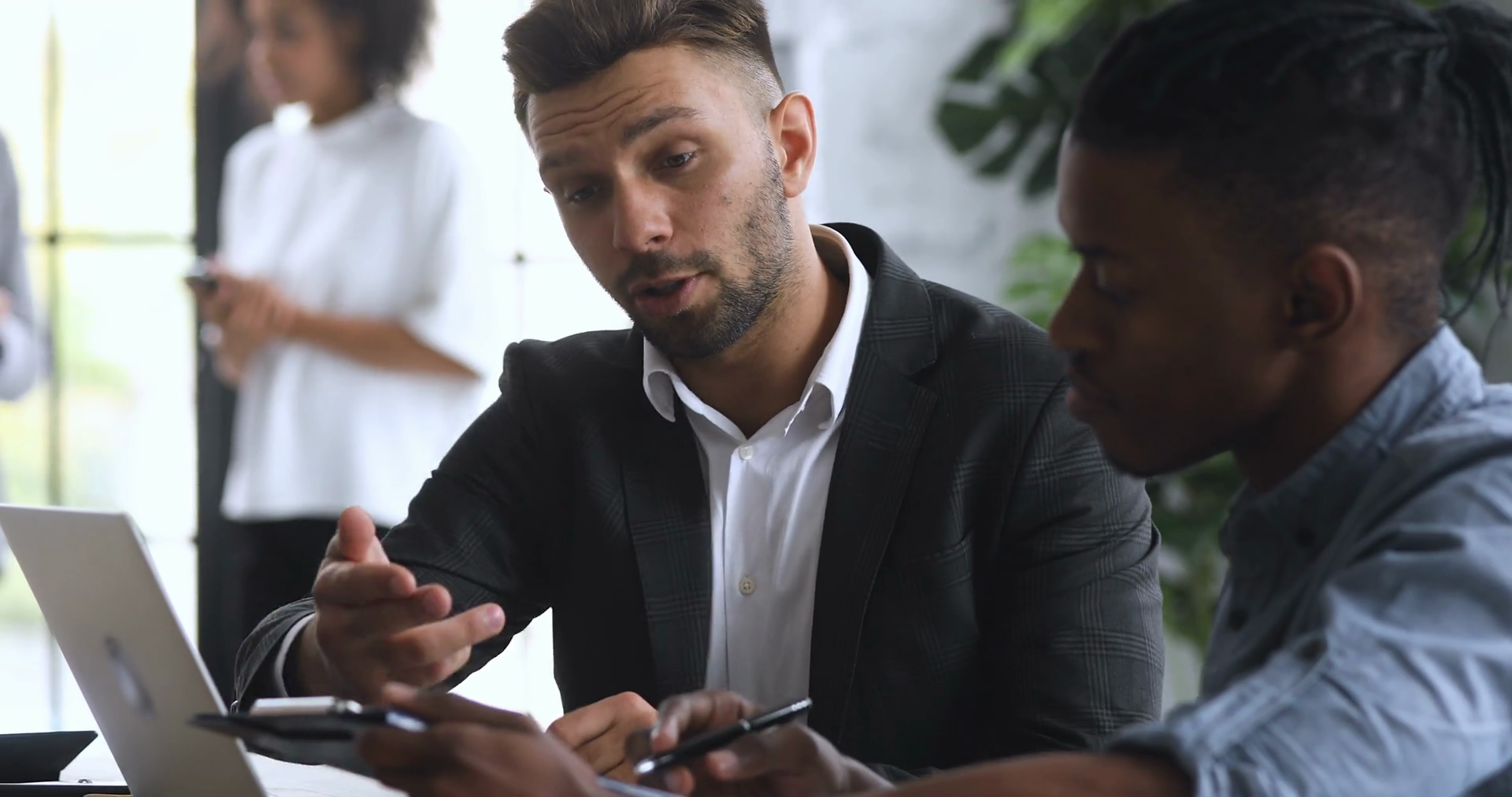 Professional Business Consultation With Stock Footage SBV-338435751 ...