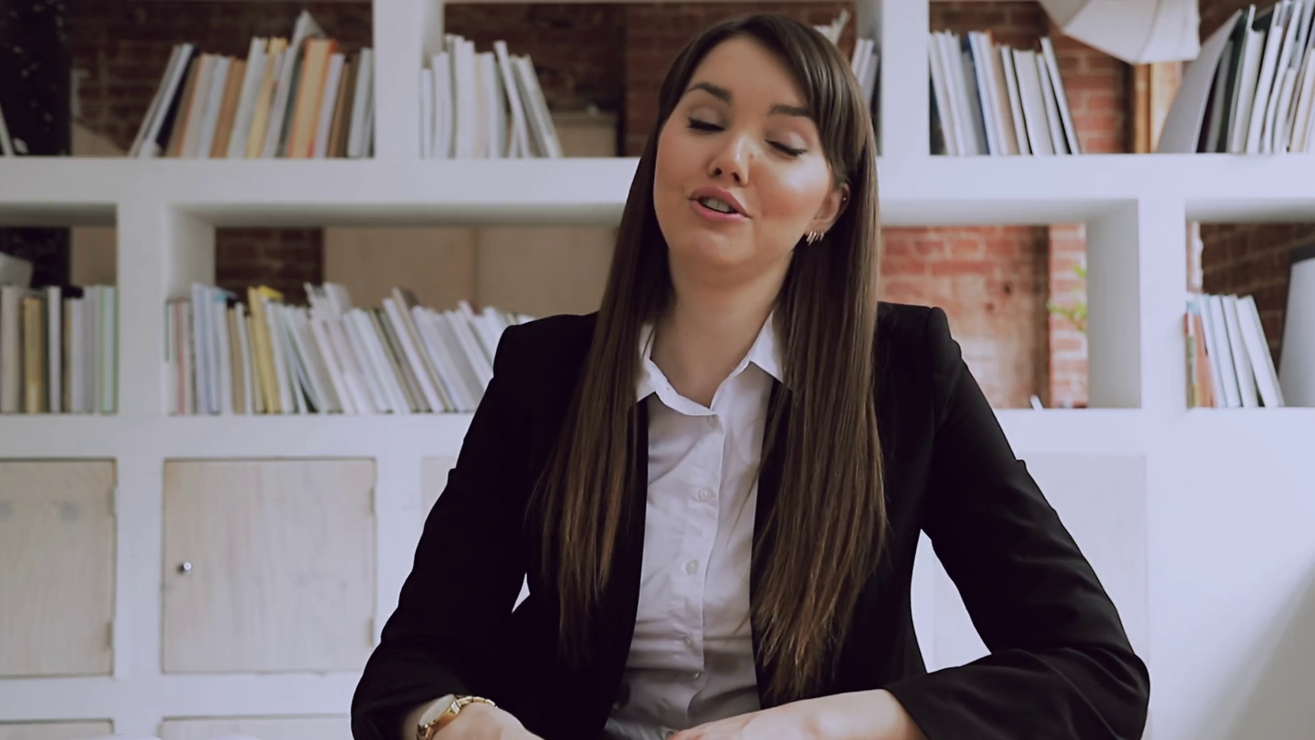 Confident Woman Self Introducing On Job Stock Footage SBV-338407508 ...