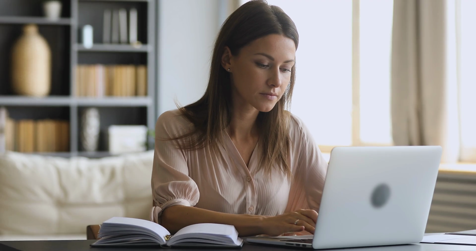 Young Freelance Professional Working From Stock Footage SBV-338299045 ...