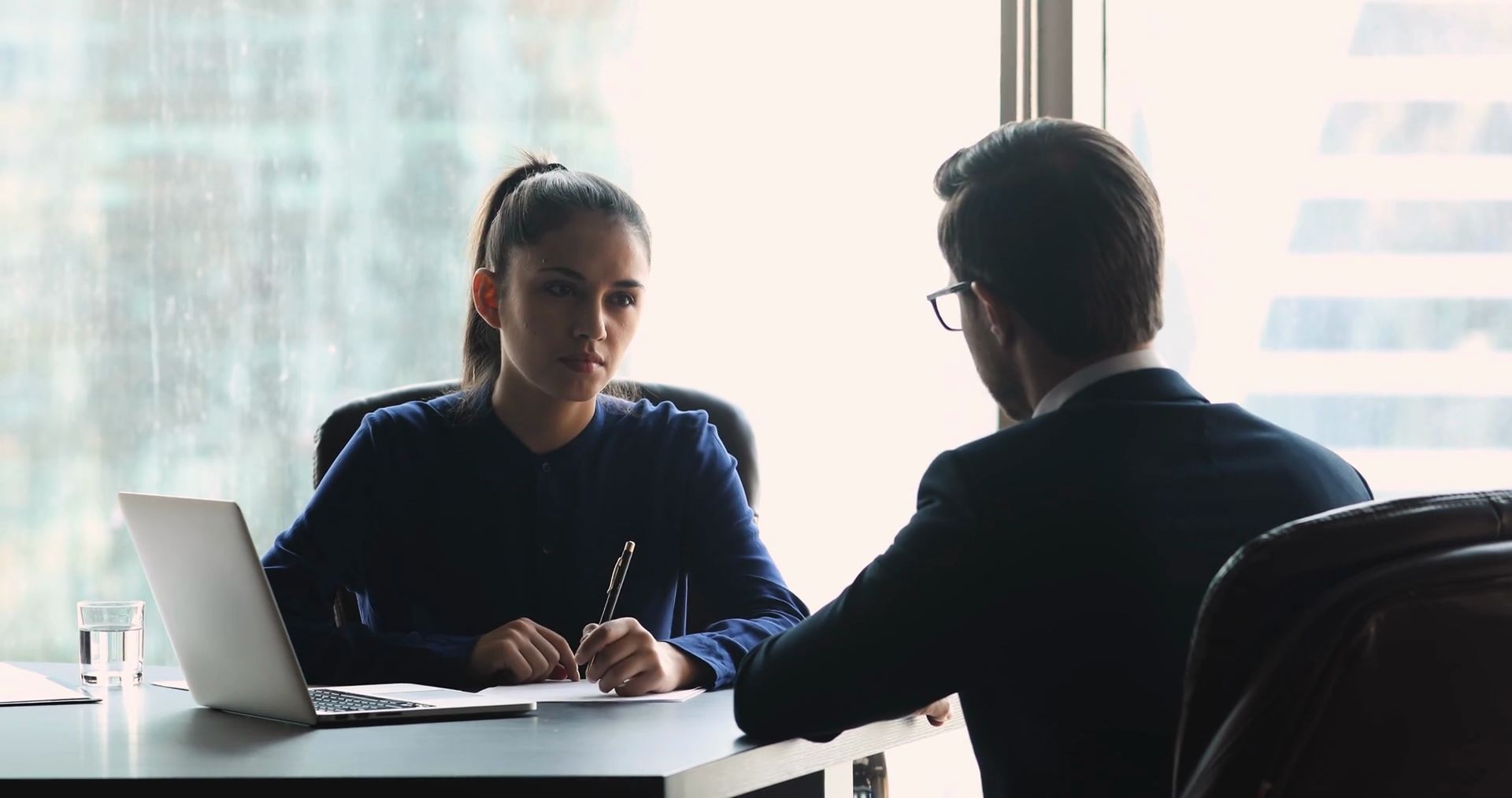 Skilled Female Hr Manager Interviewing Job Stock Footage SBV-338378930 ...