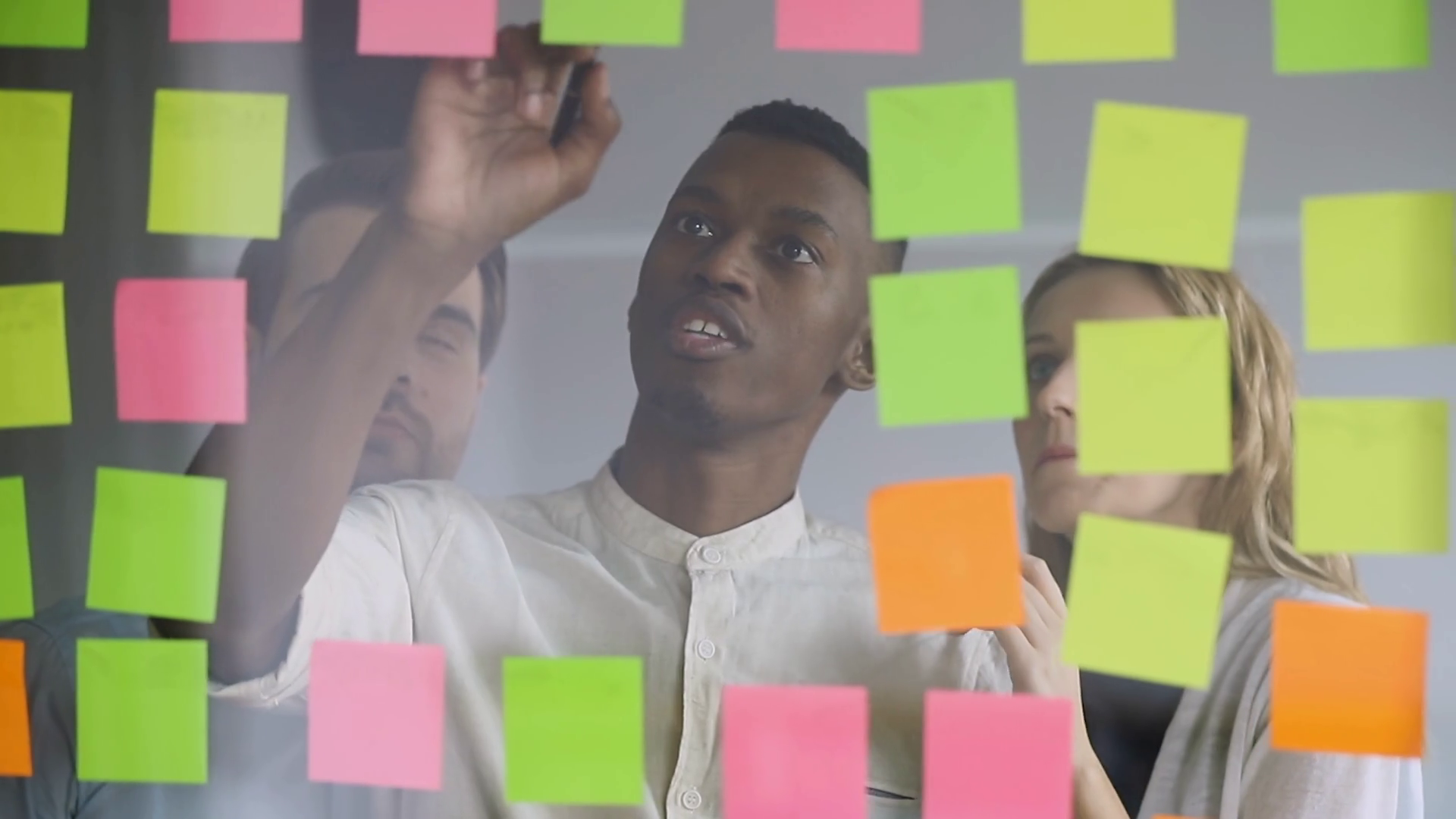 Successful Mixed Race Teammates Managing Stock Footage SBV-338161146 ...