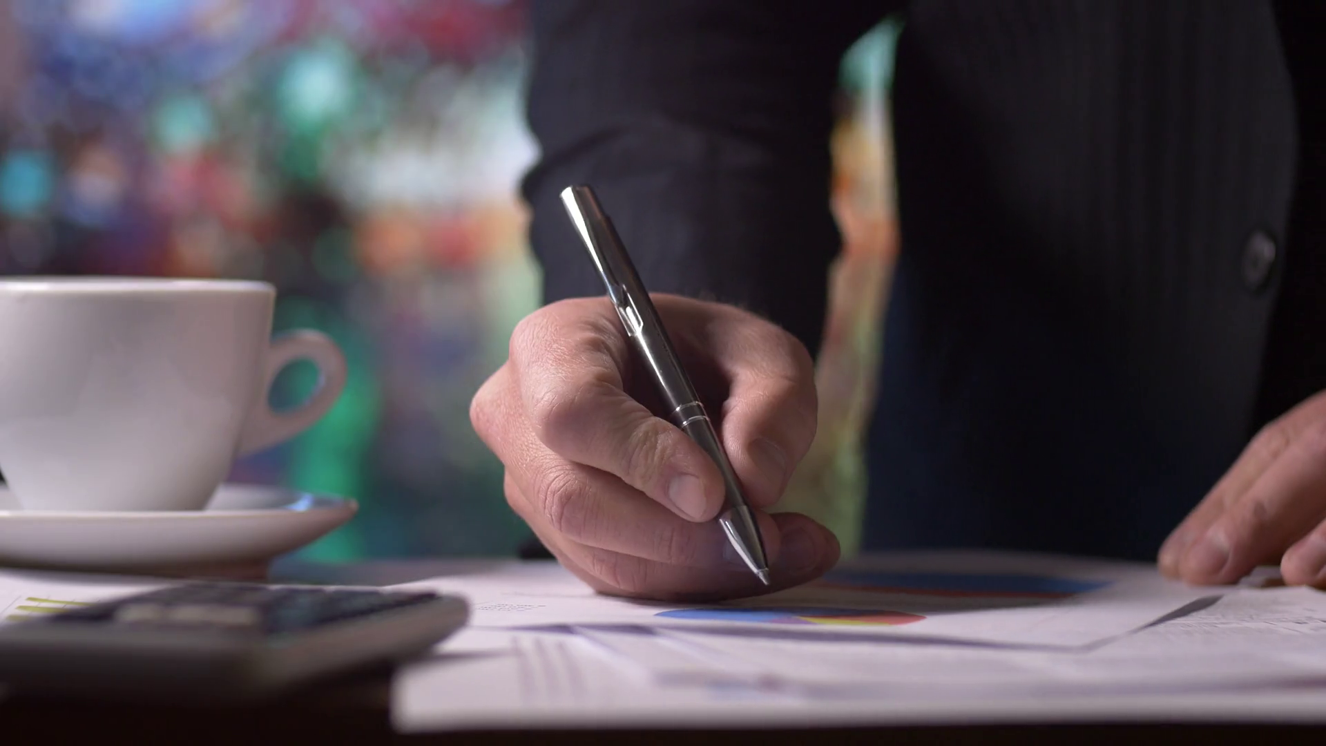 Accountant Business Person Working On Stock Footage SBV-302252599 ...