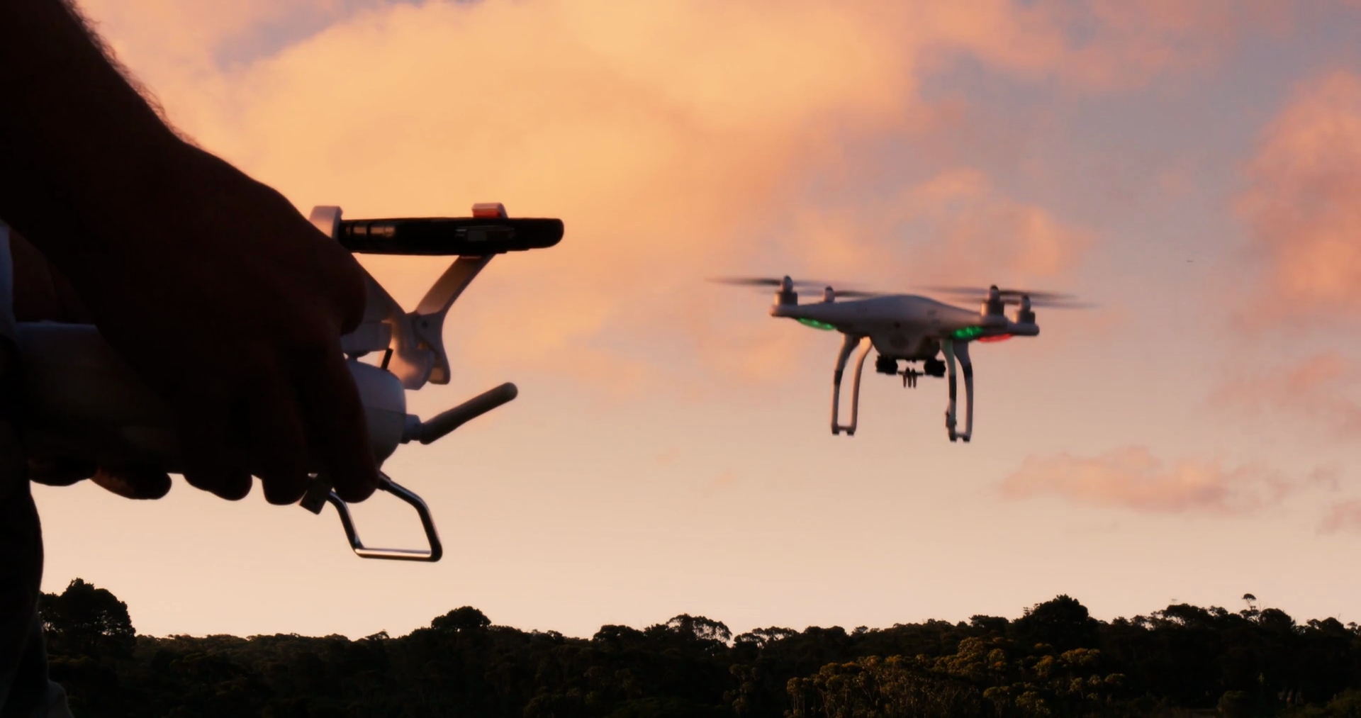 Aerial Multirotor Drone Quadcopter Aircraft Stock Footage SBV-305318908 ...