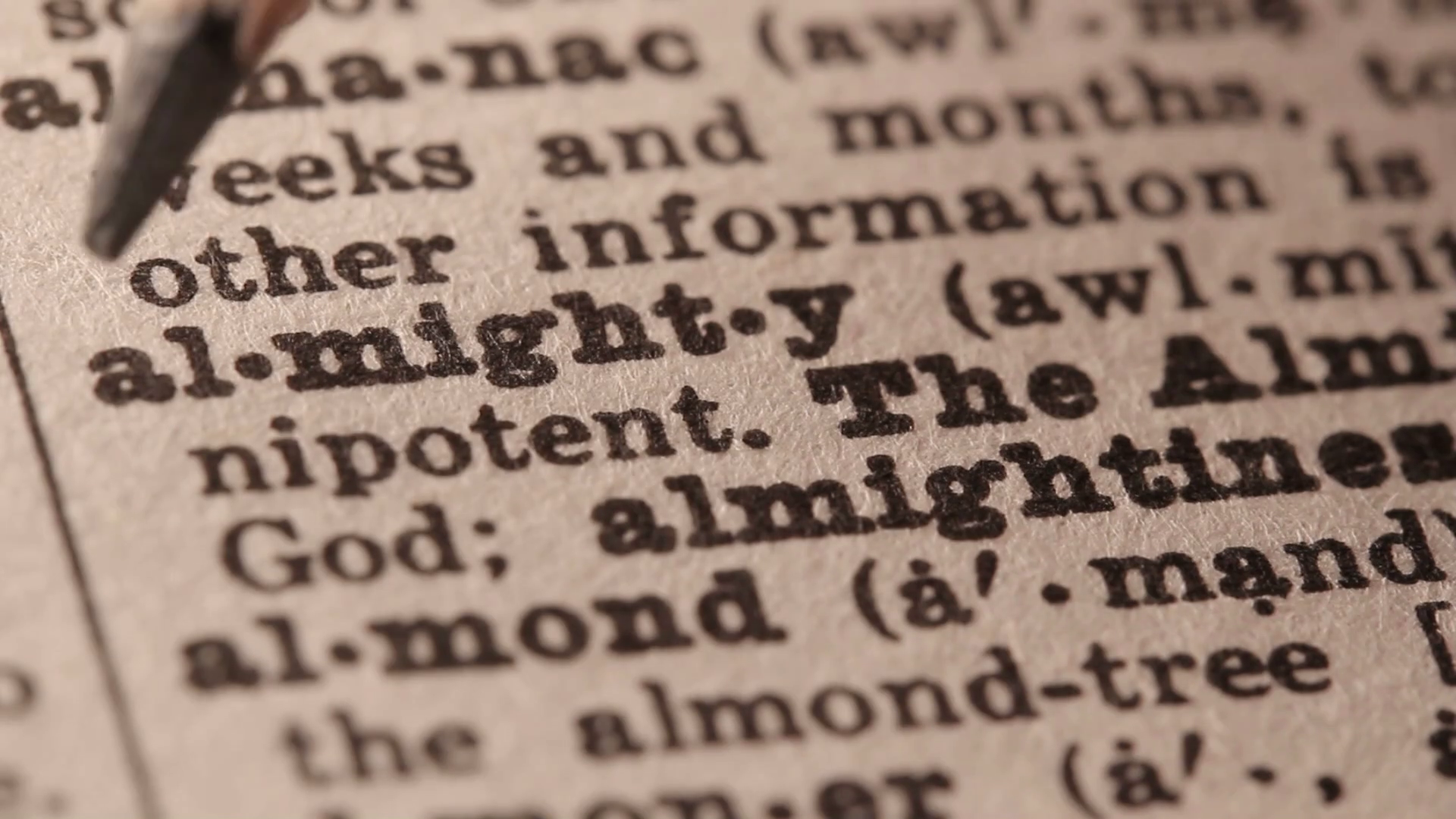 Almighty - Terms Referring To Stock Footage SBV-301705538 - Storyblocks