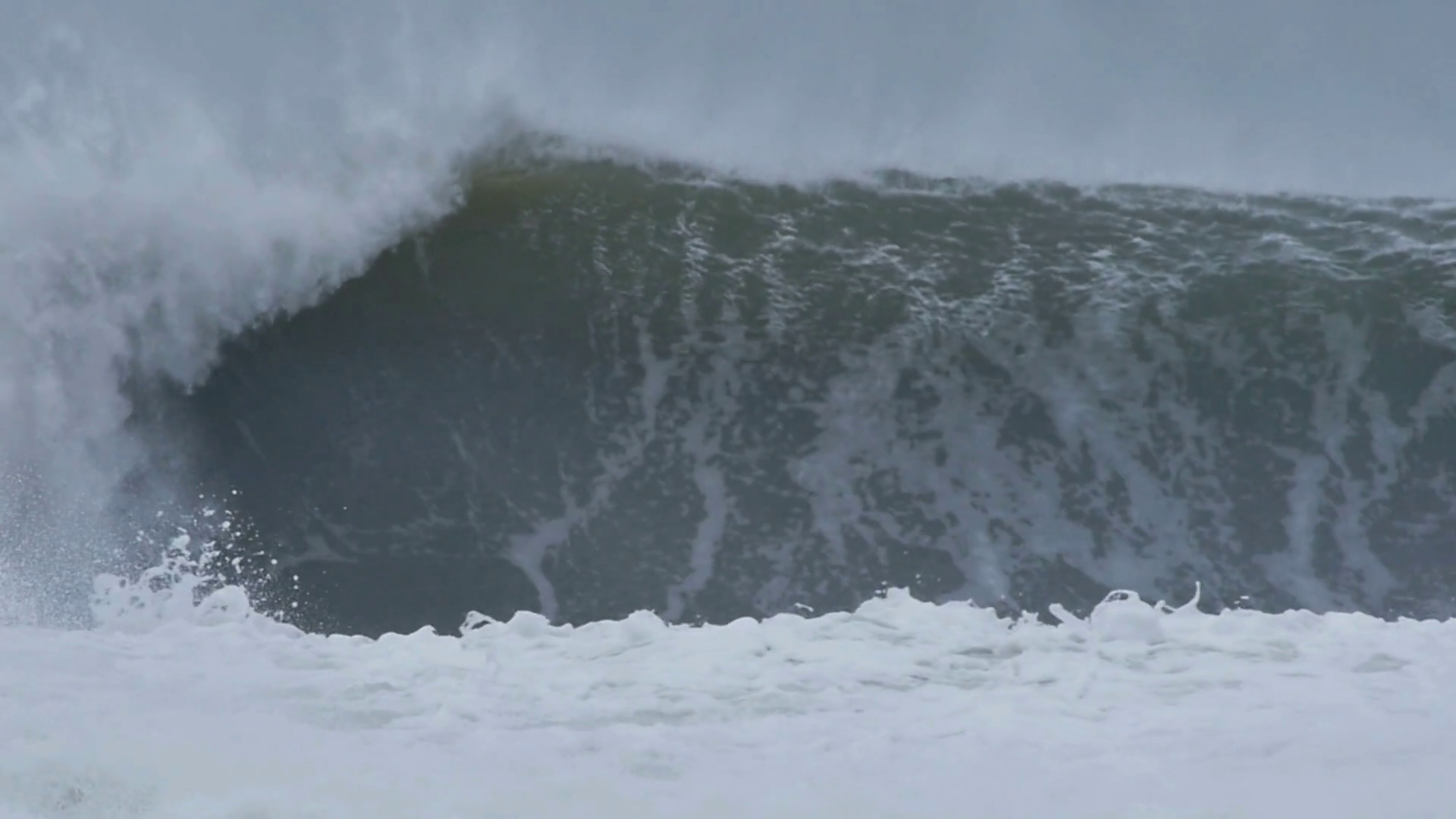 Big Ocean Waves From Bad Weather Climate Stock Footage SBV-307563278 ...