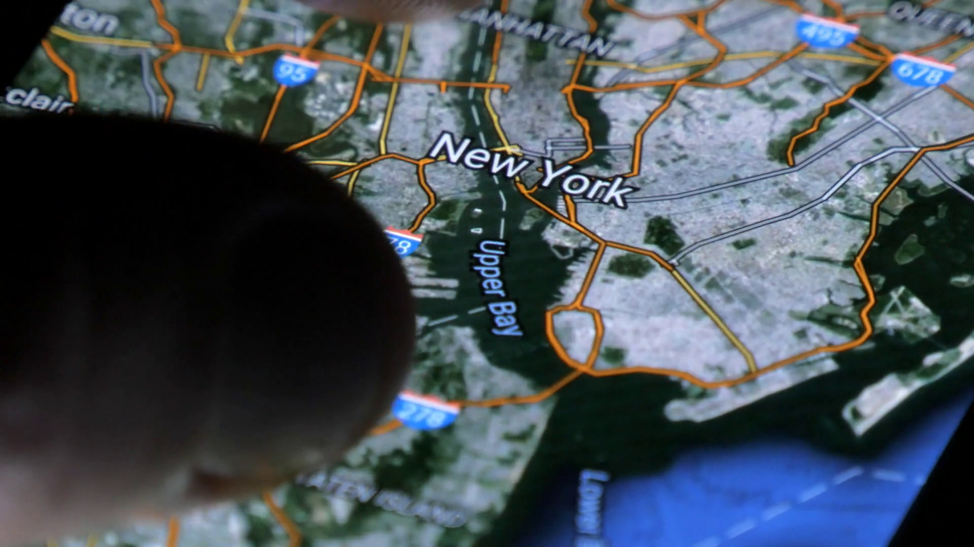 New York Usa - May 2016: Maps Google Earth Stock Footage SBV-307042839 ...