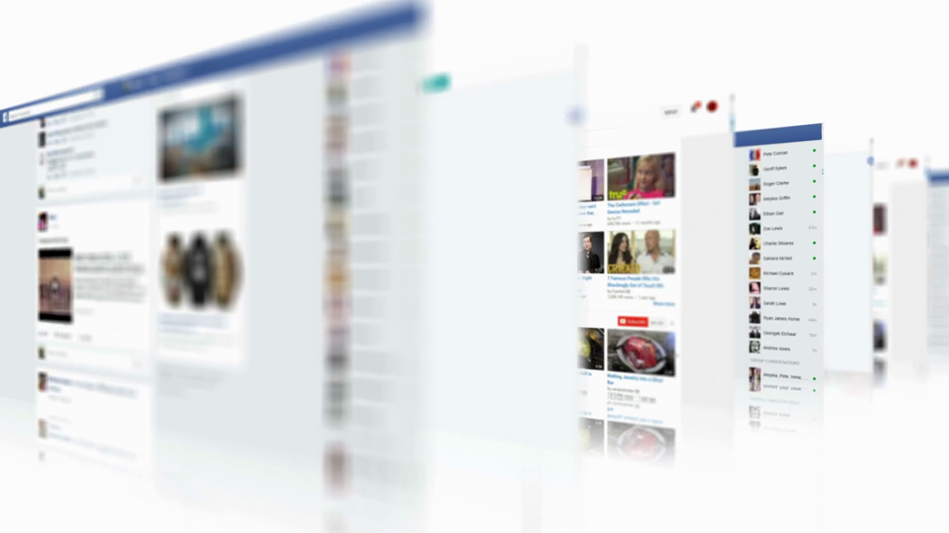 Online Social Networking Services Screen Stock Footage SBV-304117395 ...