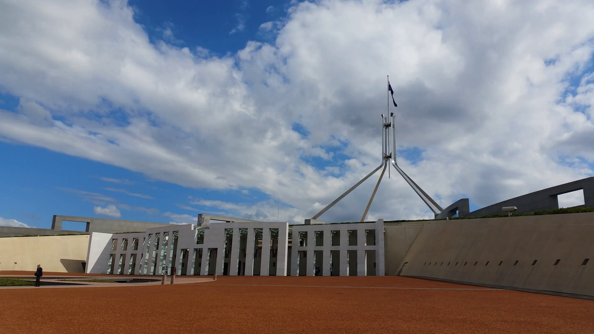 Parliament House - Canberra: Canberra Is Stock Footage SBV-300979833 ...