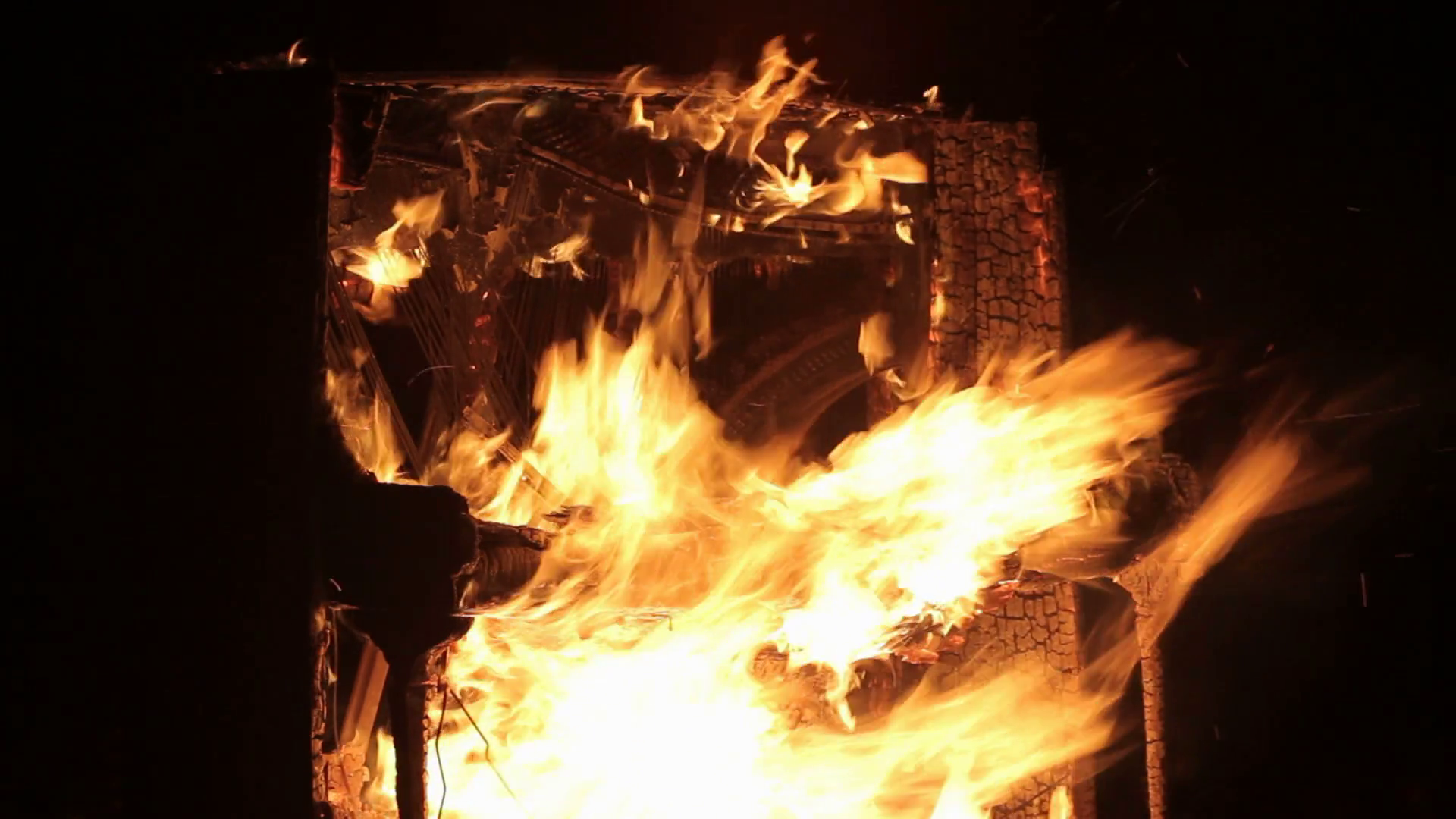 Piano Burning Musical Instrument Background Stock Footage SBV-300432720 ...