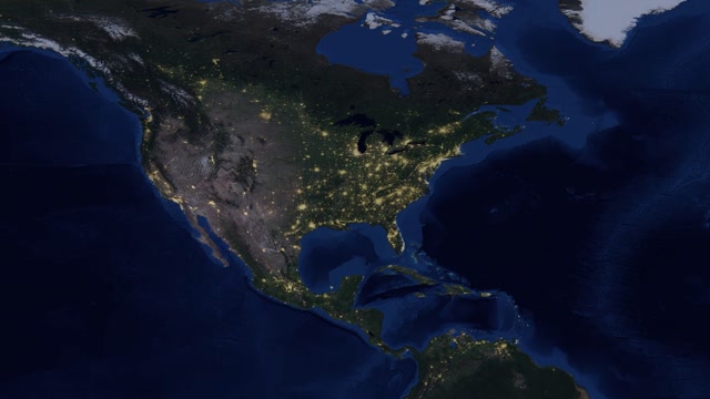 Zoom Into Earth From Space Stock Footage: Royalty-Free Video Clips ...