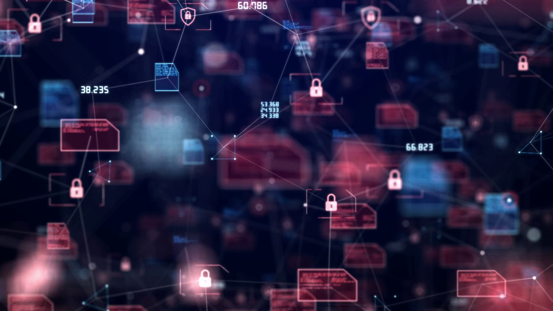 Big Data Mining Global Network Cloud Stock Motion Graphics SBV ...