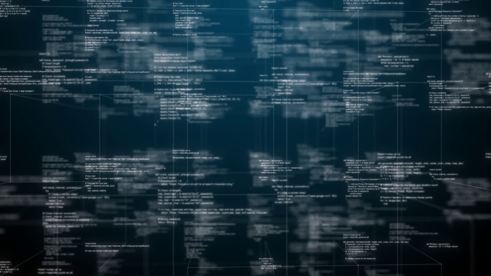 Big Data Analytics Network Connectivity Stock Footage SBV-347779361 ...